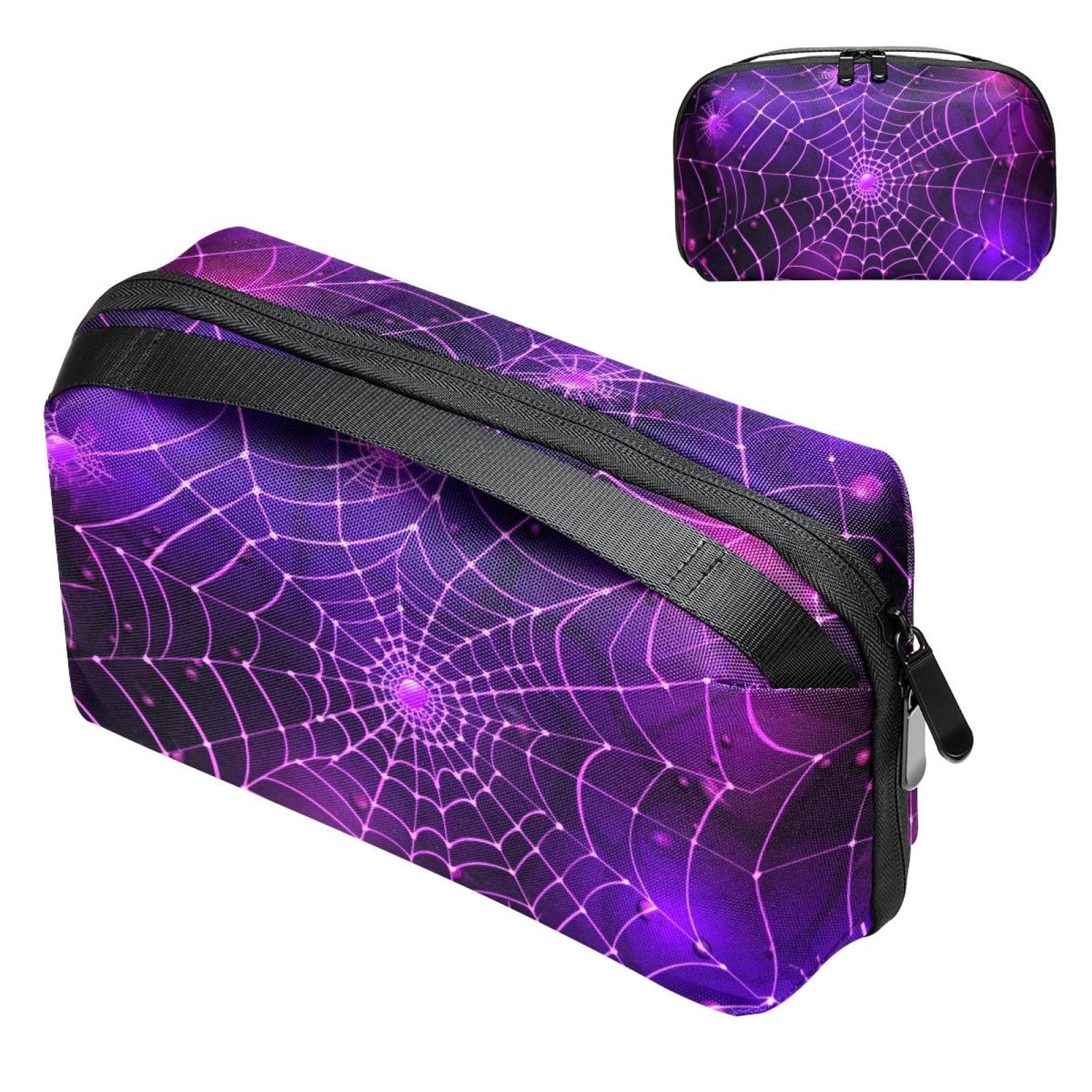 Spider Web Waterproof Oxford Cloth PC Case Travel Organizer Charge Cord ...