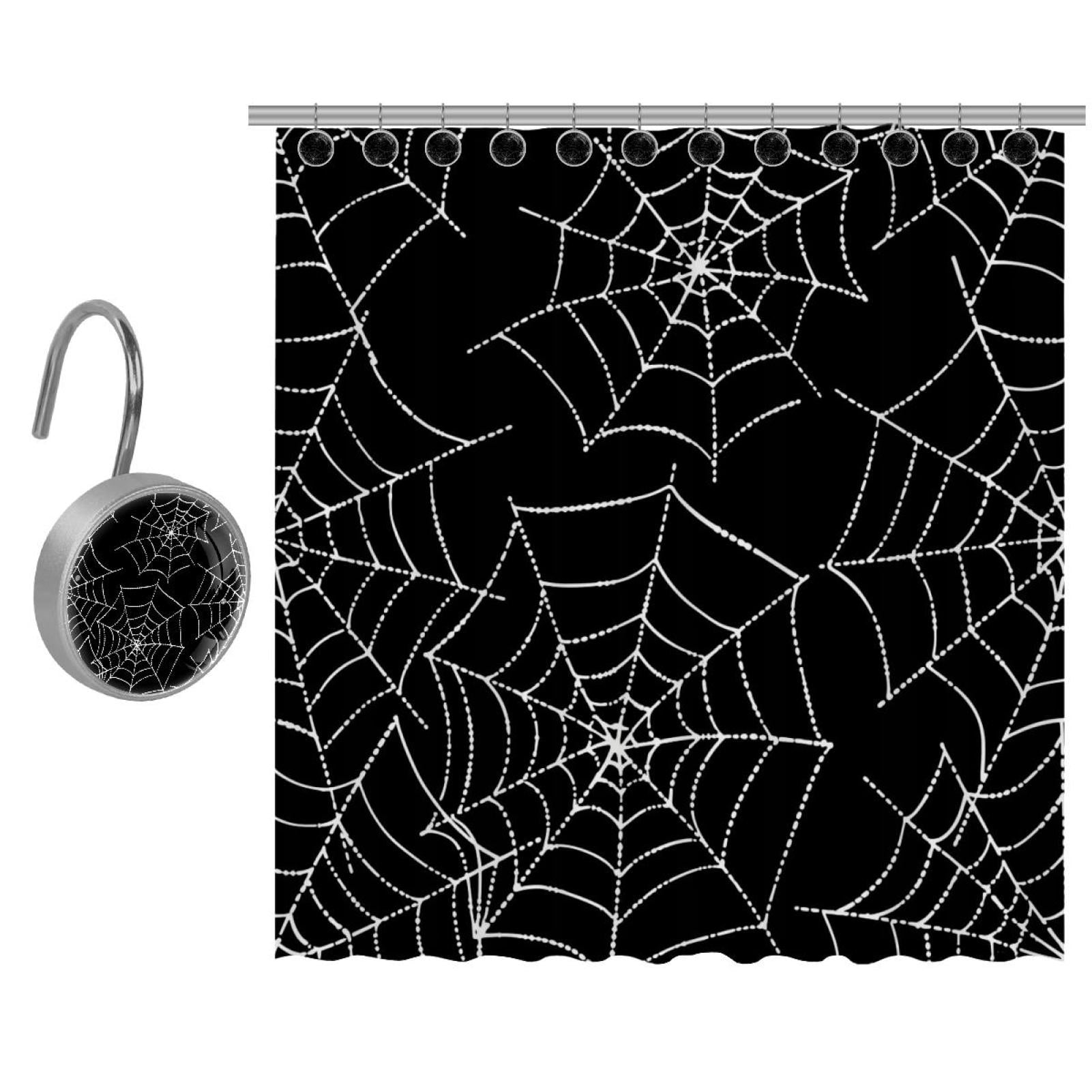 Shower Curtain, Watercolor Spider Web Bathroom Curtain - Walmart.com