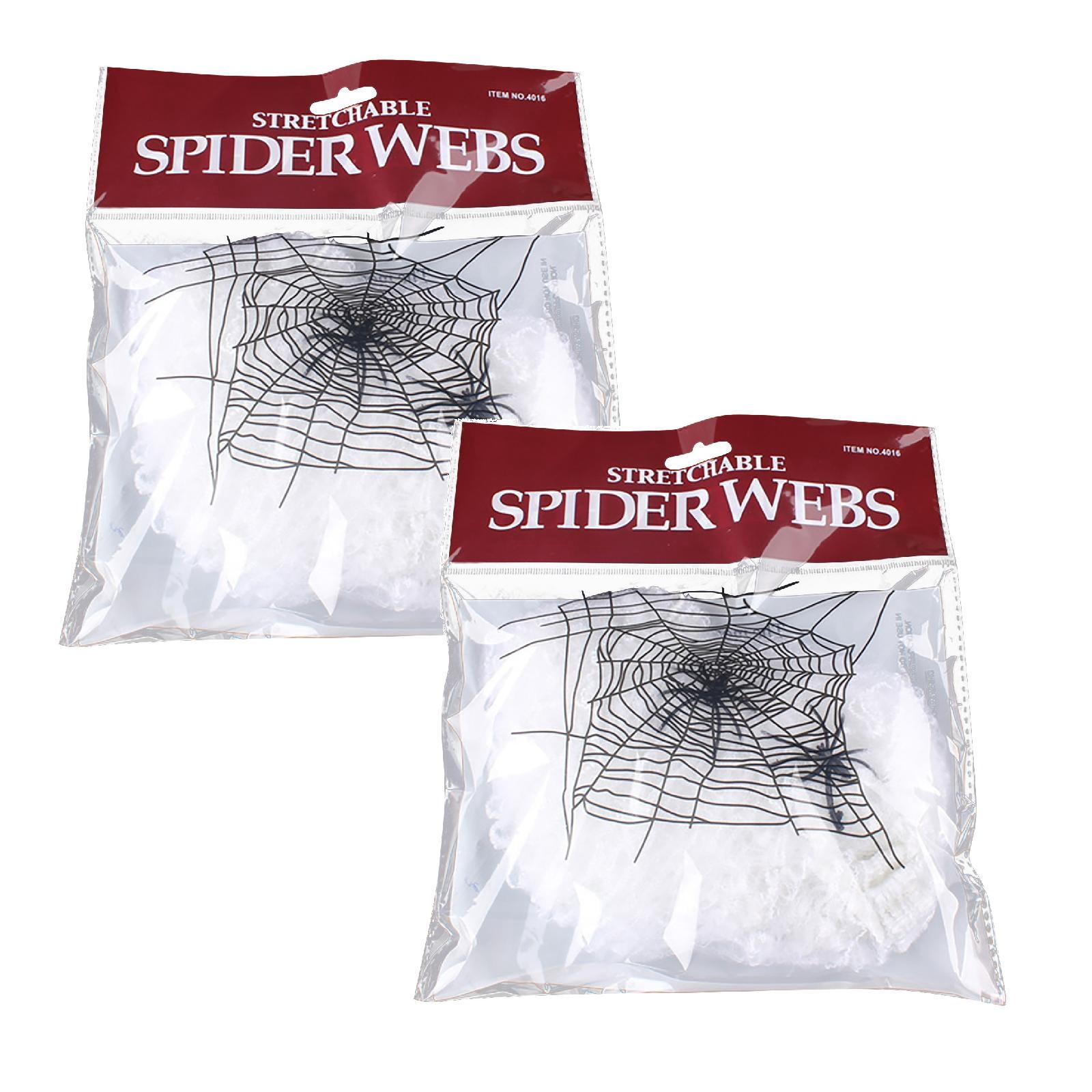 Spider Webs Halloween Decorations, Super Stretch Cobwebs for Halloween ...
