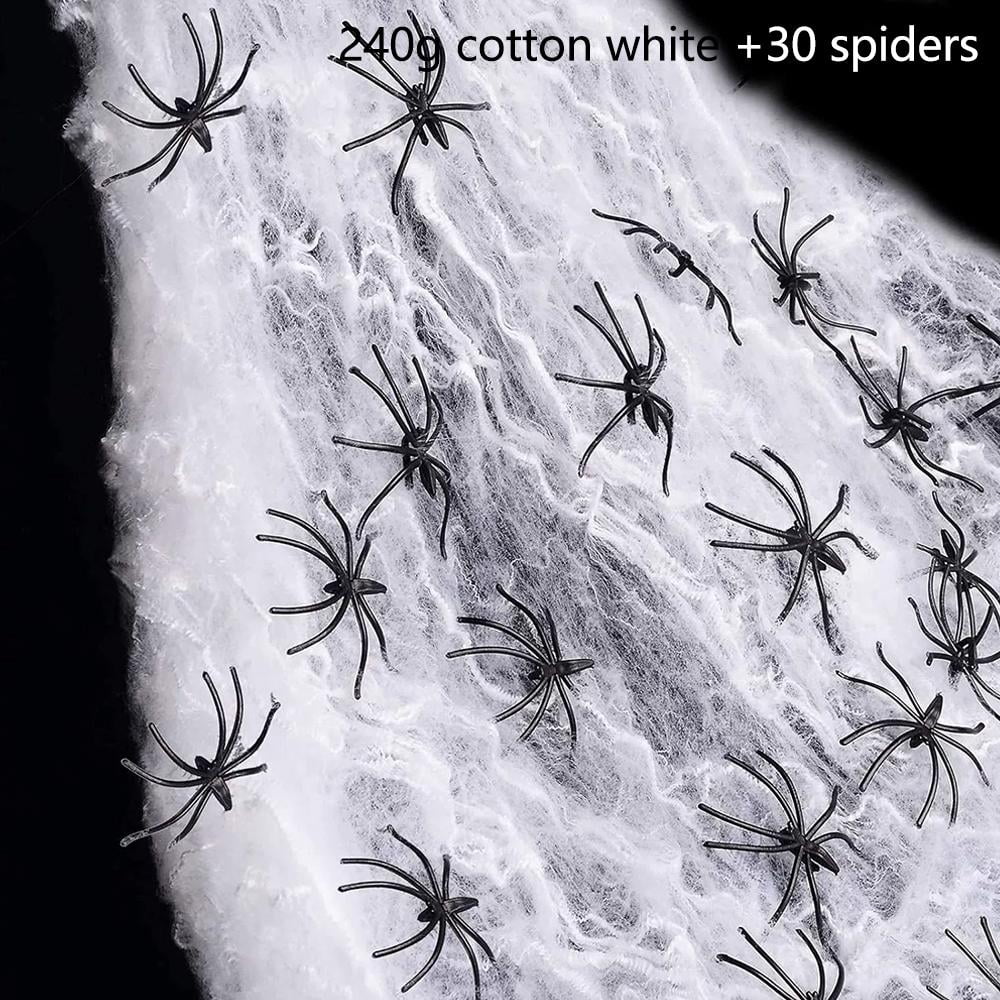 Spider Webs Halloween Decorations, Super Stretchy Cobwebs Spider Webs ...