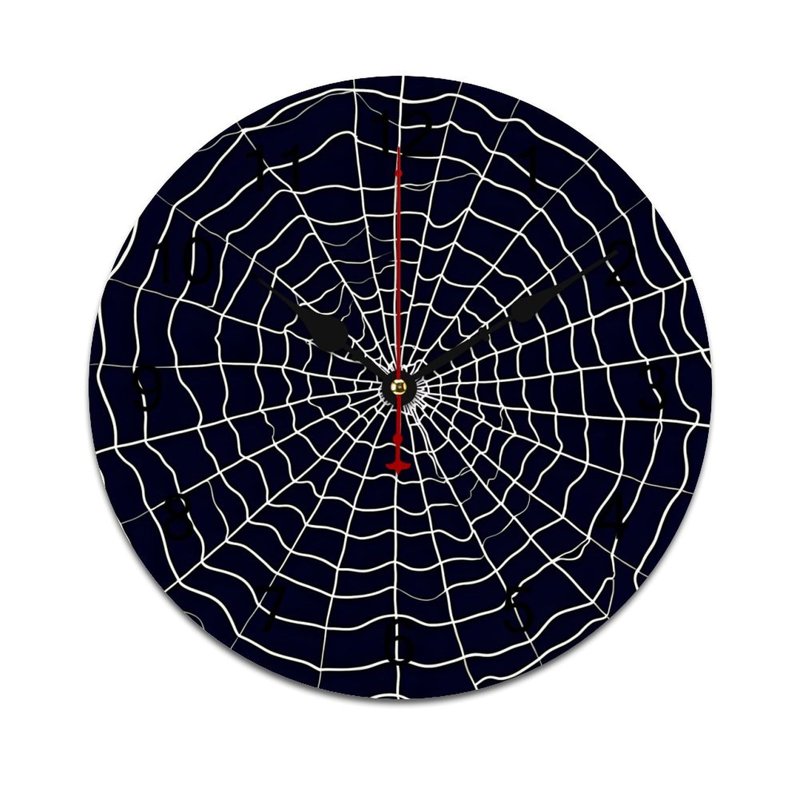 Spider Word Saying Big Wall Clock Home Decor Art Watch Living Room Gift ...