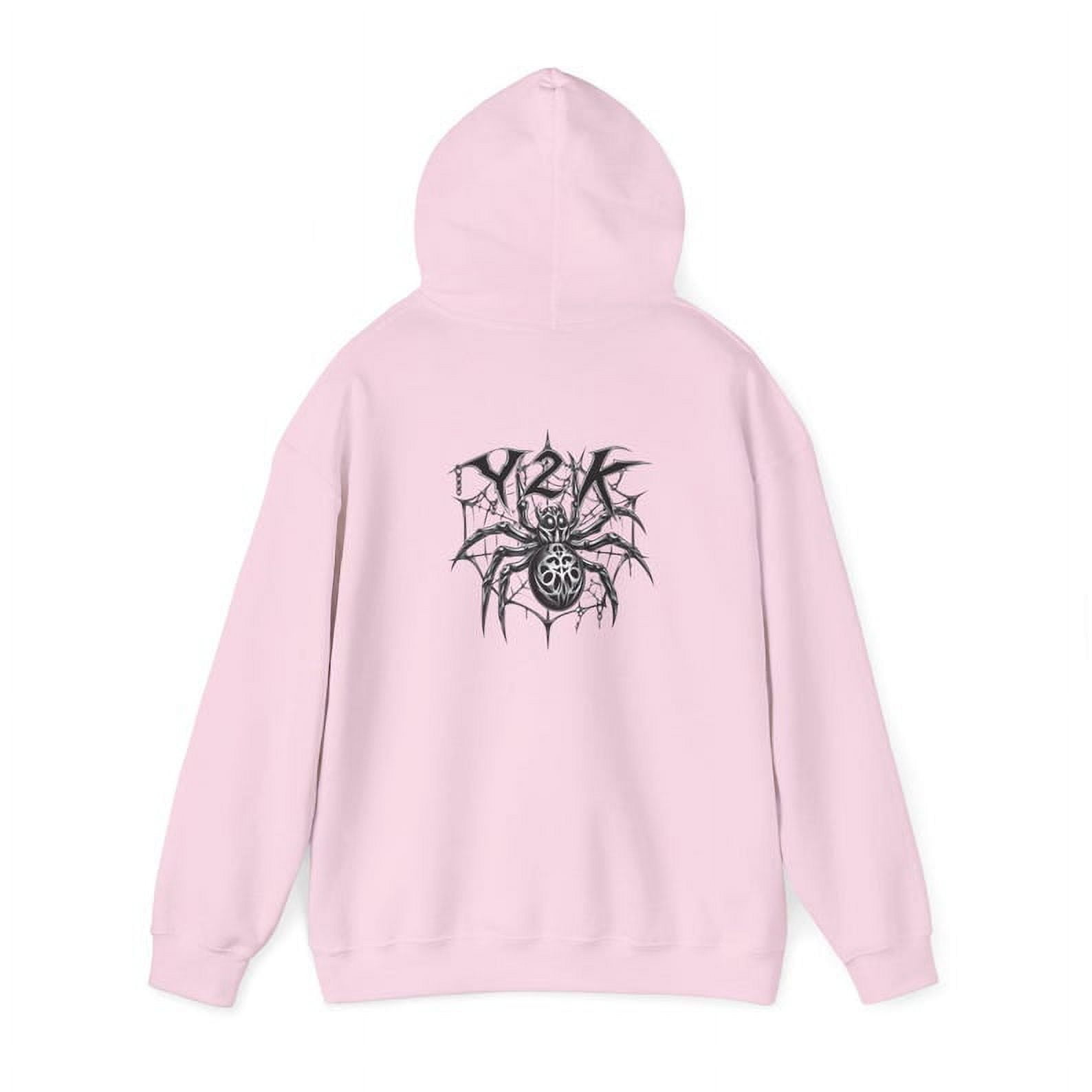 Spider Y2k Spider web Hoodie 2000's grunge unisex - Walmart.com