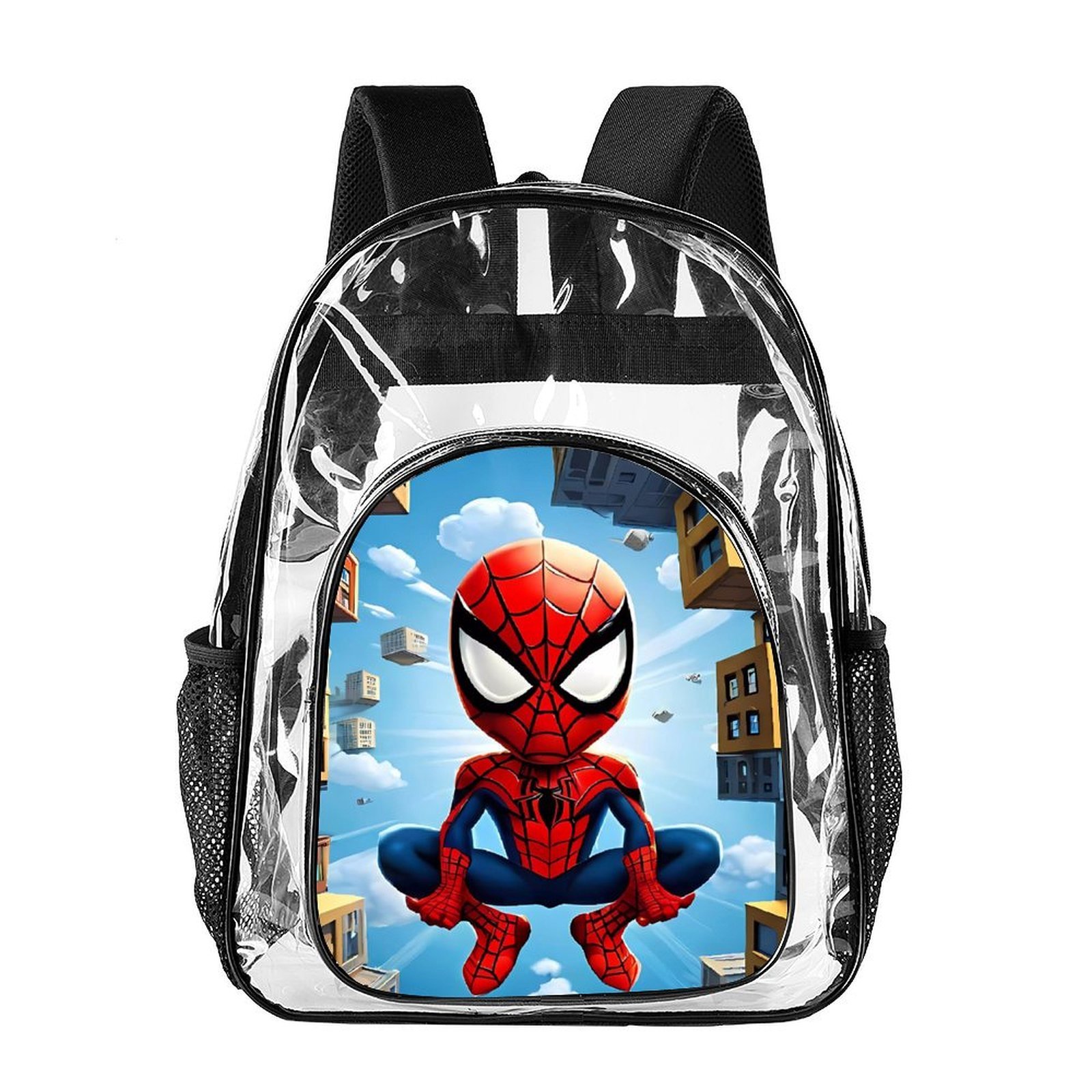 Spider-man 22 Cute Clear Backpack for Mens/Women Gifts Heavy Duty - PVC ...
