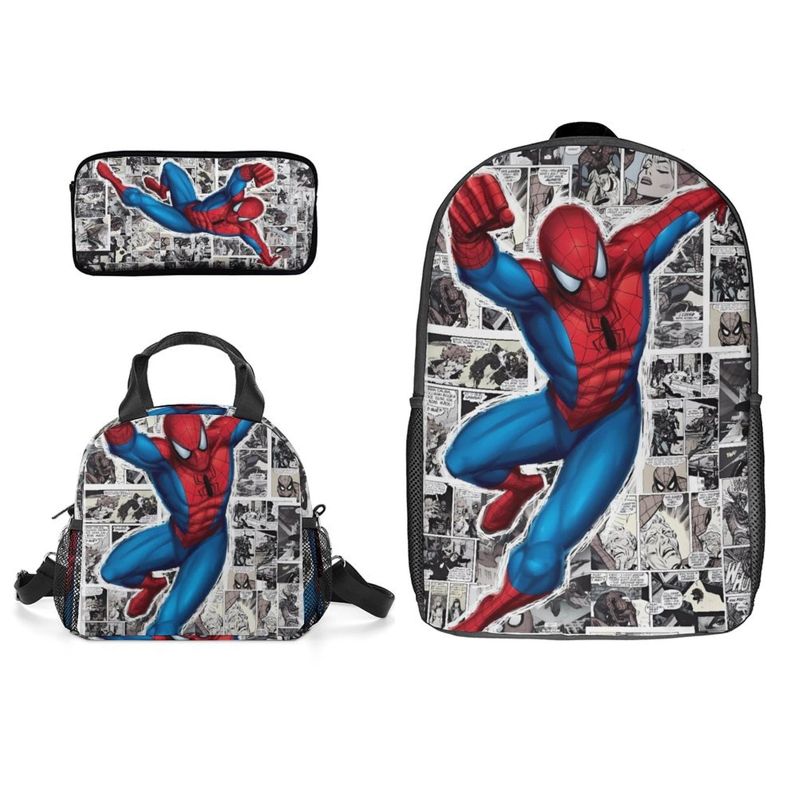 Spider-man 27 Anime Backpack for Mens/Women Gifts Backpack with Lunch ...