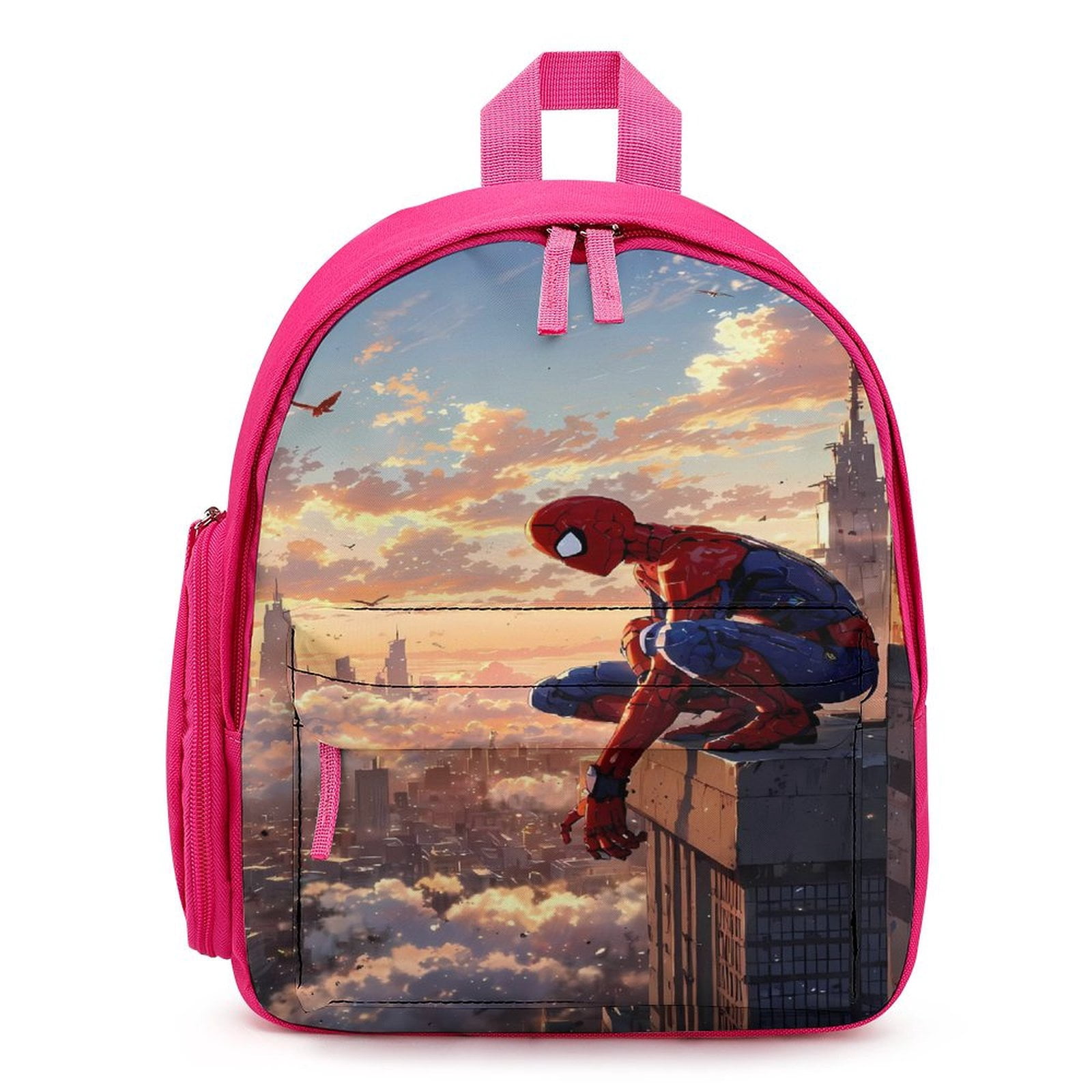 Spider-man Backpack Bag, Large Capacity Daypack Lightweight Travel Bag ...