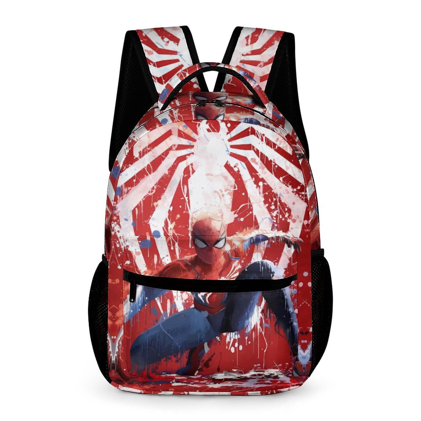 Spider-man Backpack, Shoulder School Backpacks with Side Mesh Pockets ...