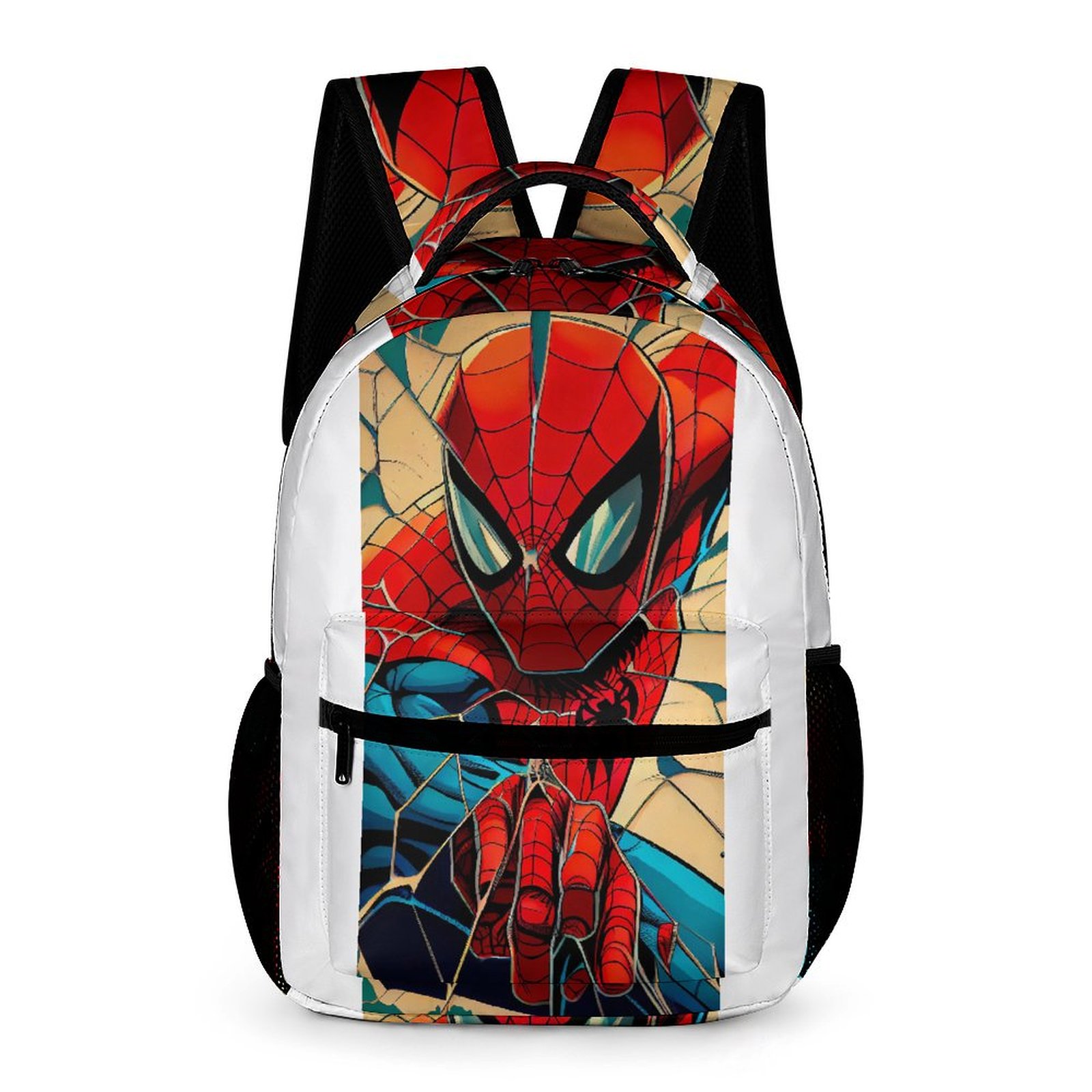 Spider-man Backpack, Shoulder School Backpacks with Side Mesh Pockets ...