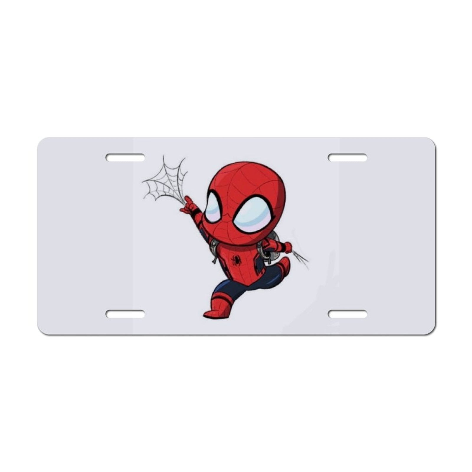 Spider-man Bulet Car License Plate Cute Anime License Plate Covers ...