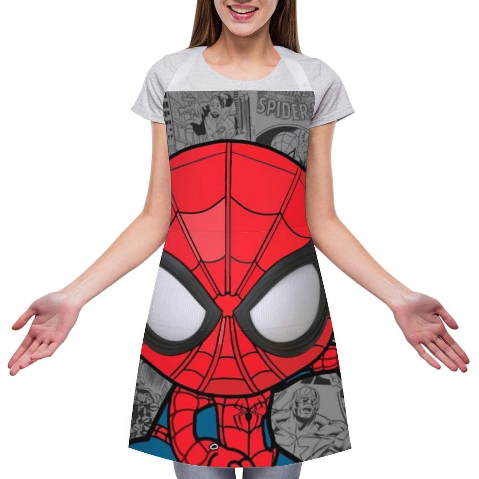 Spider-man Bulet Chef Aprons Adjustable, Waterproof & Oil-Proof Aprons ...