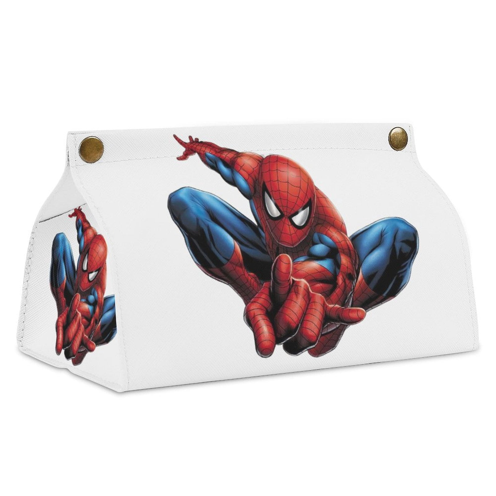 Spider-man Bulet Tissue Box Cover - PU Tissue Box Cover Decorative ...
