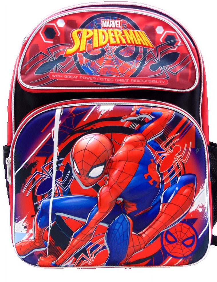 Spider-man Full Size 16 Inch Deluxe Backpack - Walmart.com