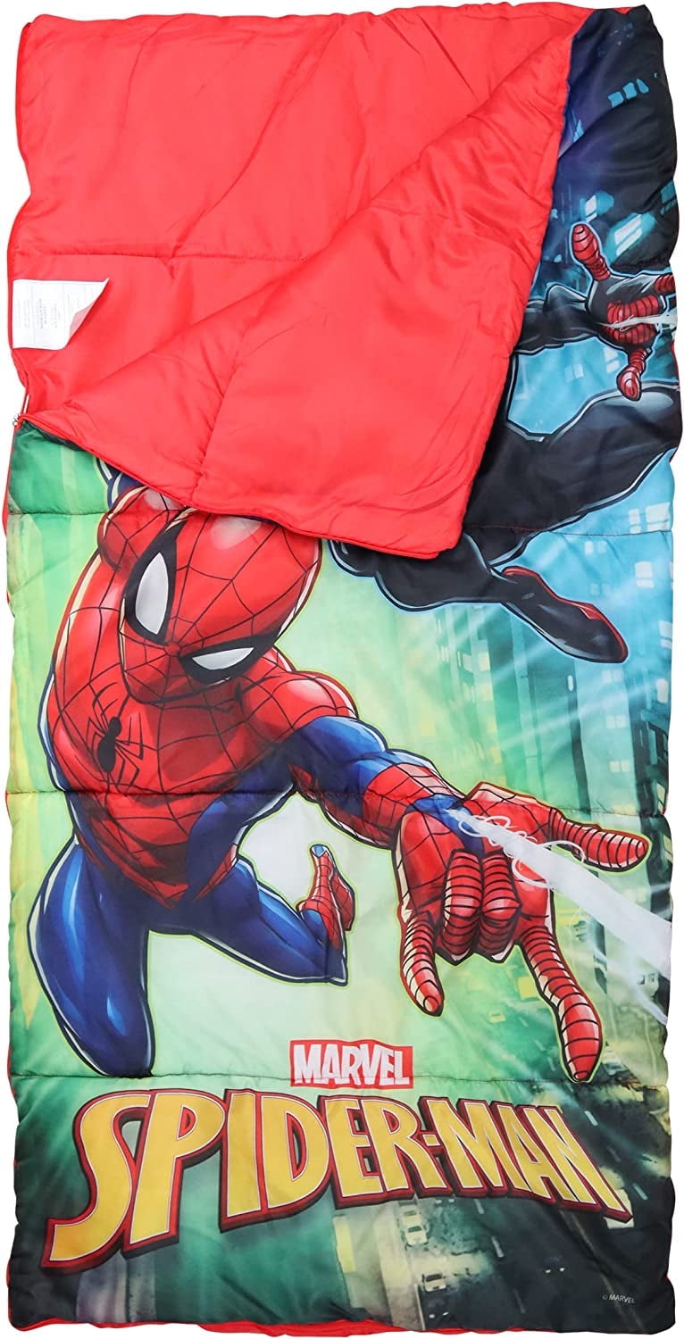 Spider-man Kid's Sleeping Bags, Lightweight Slumber Bag for Children ...