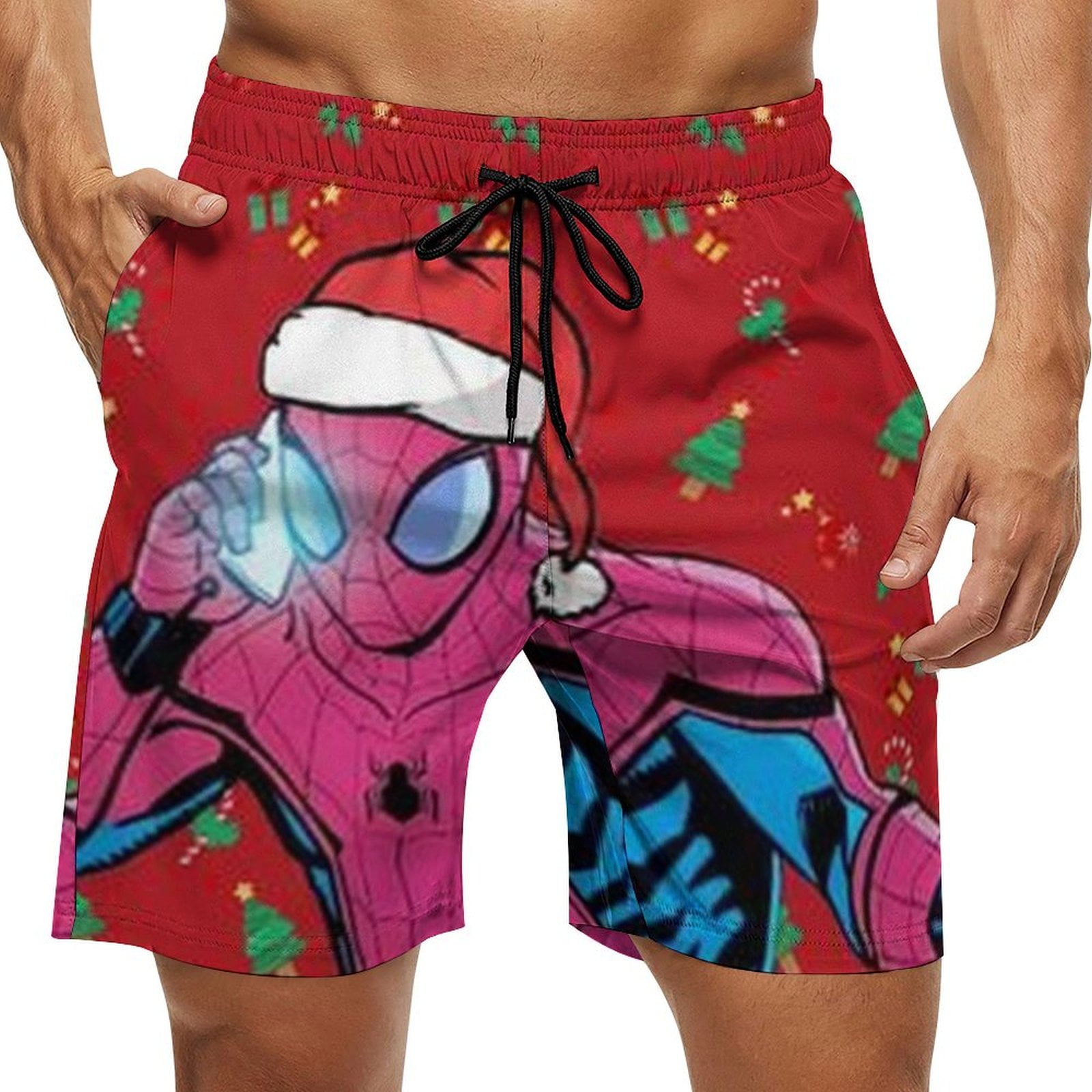 Spider-man Men's Quick Dry Swim Shorts with Mesh Lining Loose - Fit ...