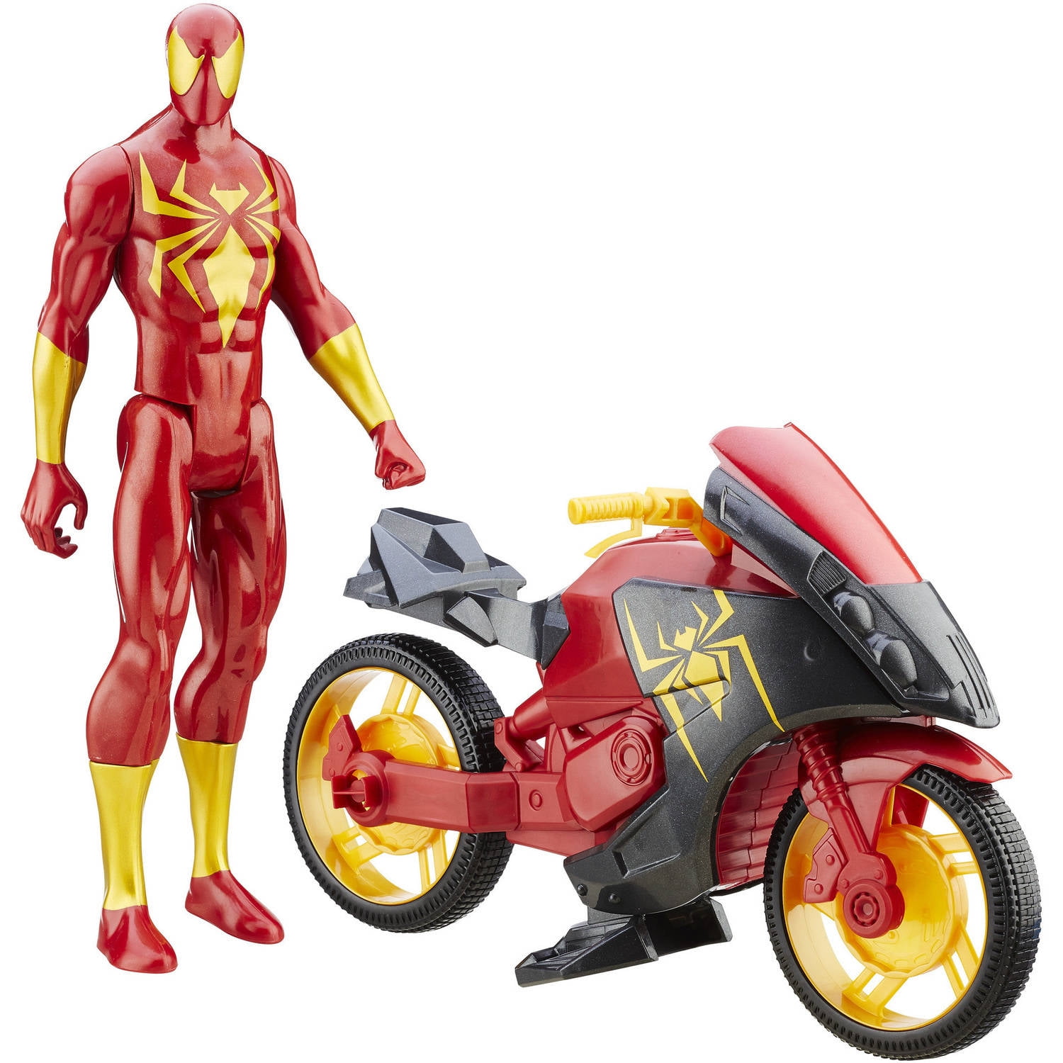 Spider-man Spd Iron Spider With Repulsor Cycle - Walmart.com