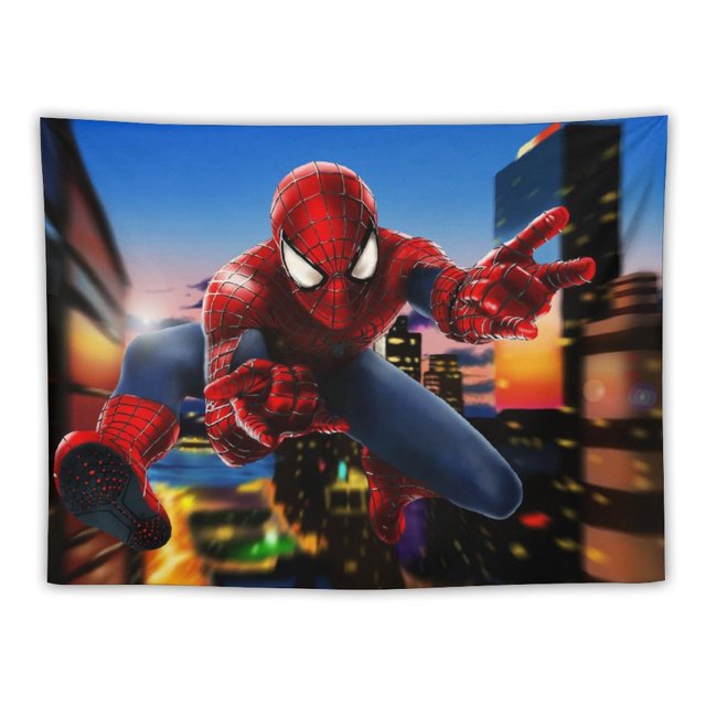 Spider-man SuperHero Family Backdrops Kids Happy Birthday Party ...