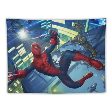 superhero party backdrop cityscape Vinyl 5x3FT backdrop superhero party ...