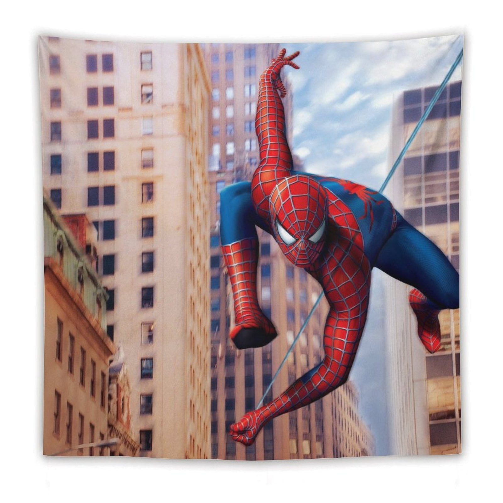 Spider-man SuperHero Family Backdrops Kids Happy Birthday Party ...