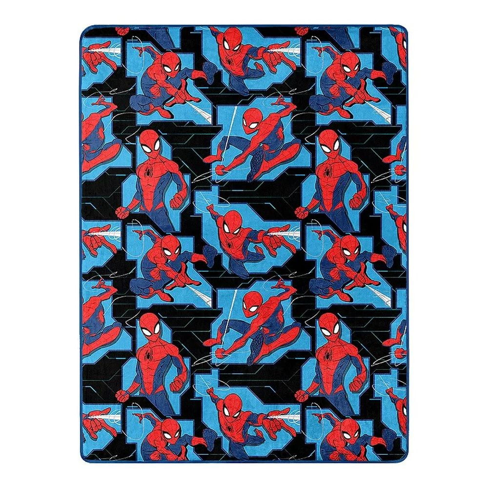 Spider-man Superhero Spidey Silky Soft Blanket Throw, 46" X 60 ...