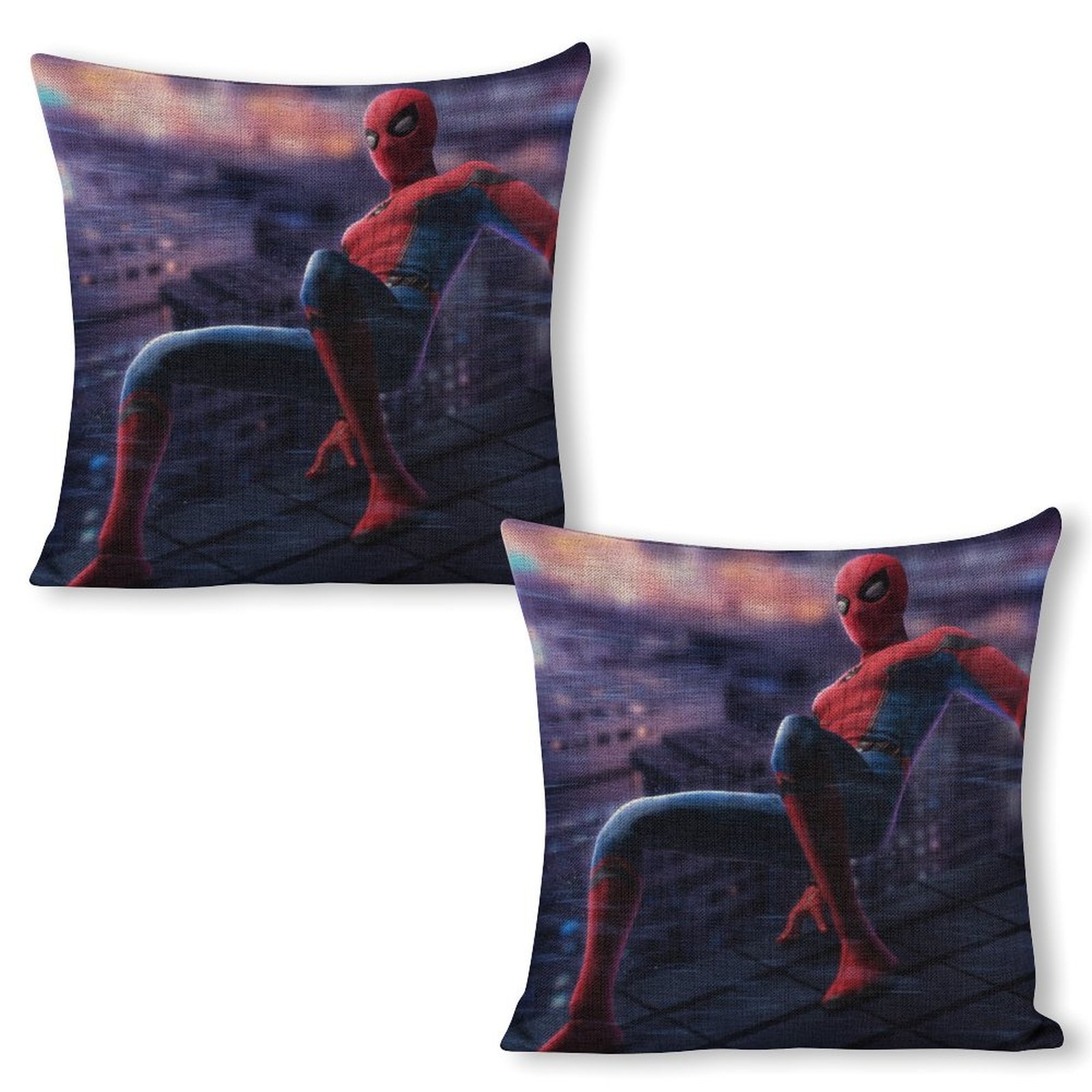 Spider-man Throw Pillow Covers for Sofa Bedroom Office Chair Couch ...