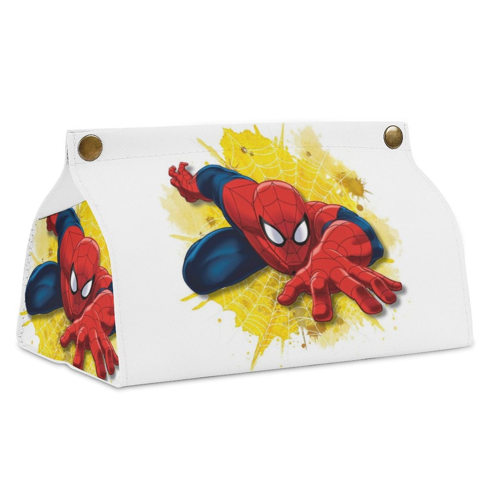 Spider-man Tissue Box Cover - PU Tissue Box Cover Decorative Bathroom ...