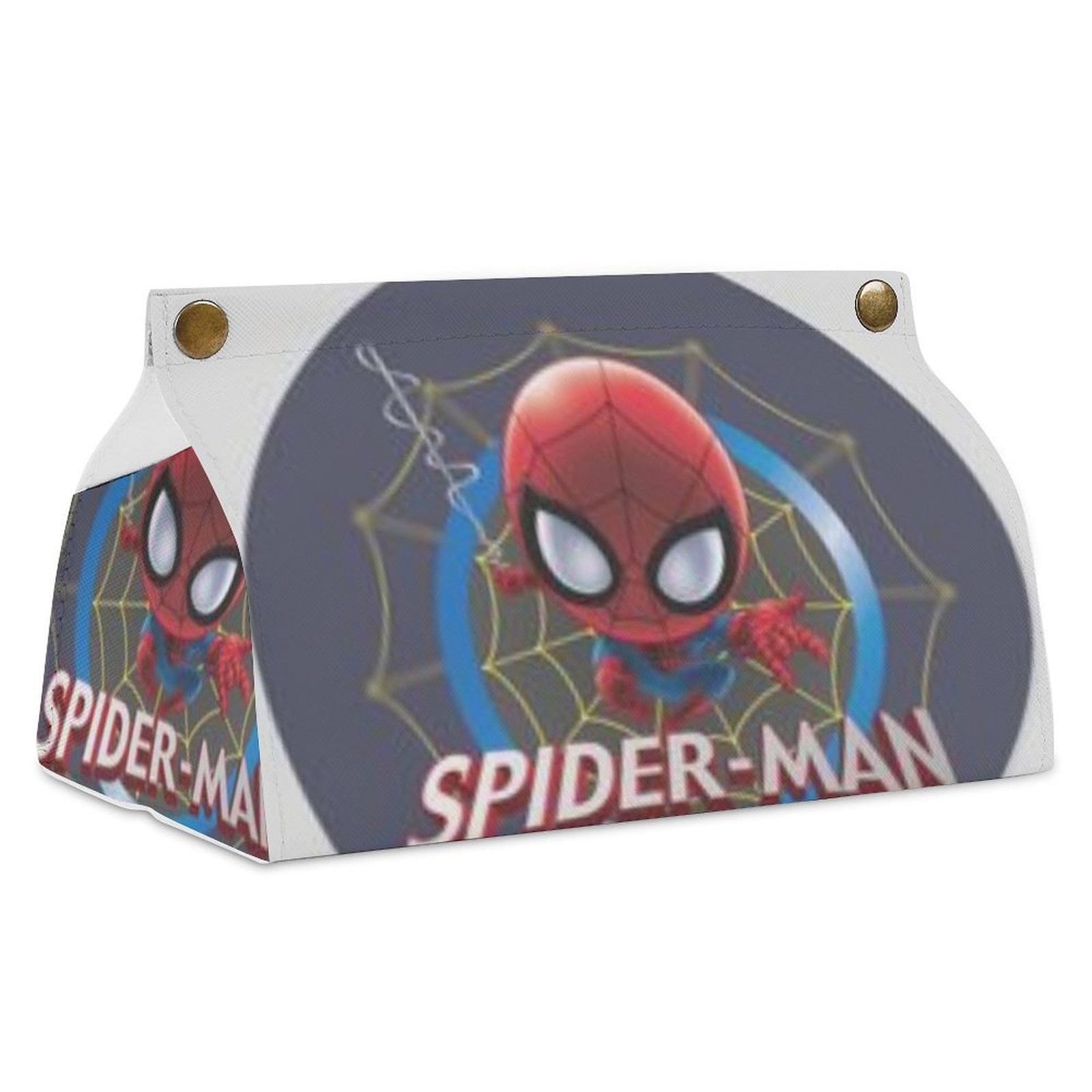 Spider-man Tissue Box Cover - PU Tissue Box Cover Decorative Bathroom ...