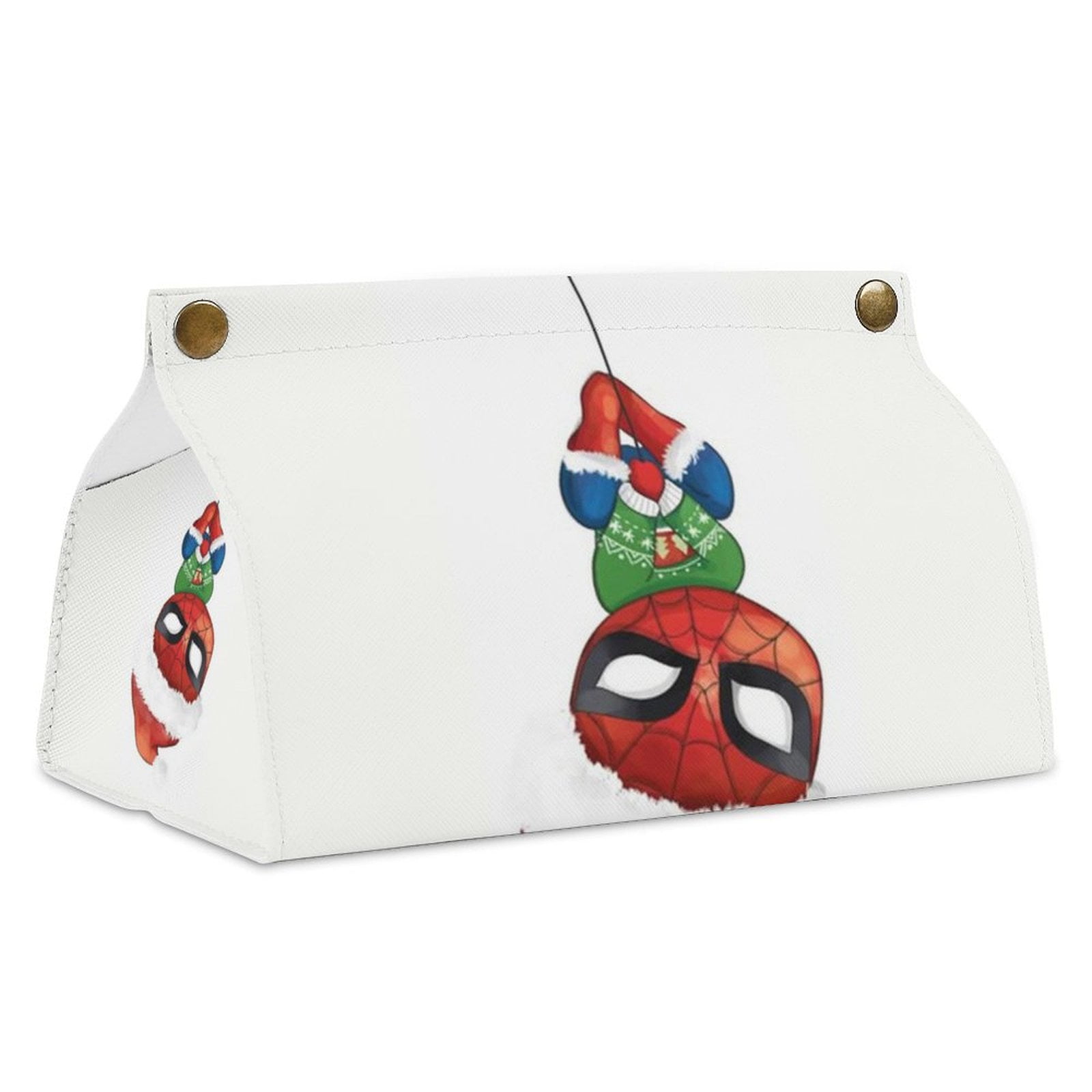 Spider-man Tissue Box Cover - PU Tissue Box Cover Decorative Bathroom ...