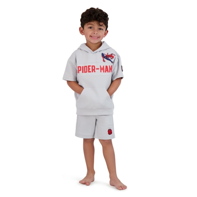 Spider-man Toddler Boy Textured Knit Short Set, Sizes 12 Months-5T ...