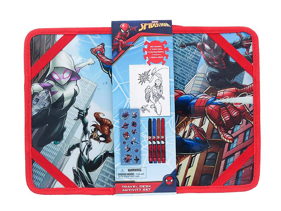 Spider-man Travel Desk Activity Set NEW - Walmart.com
