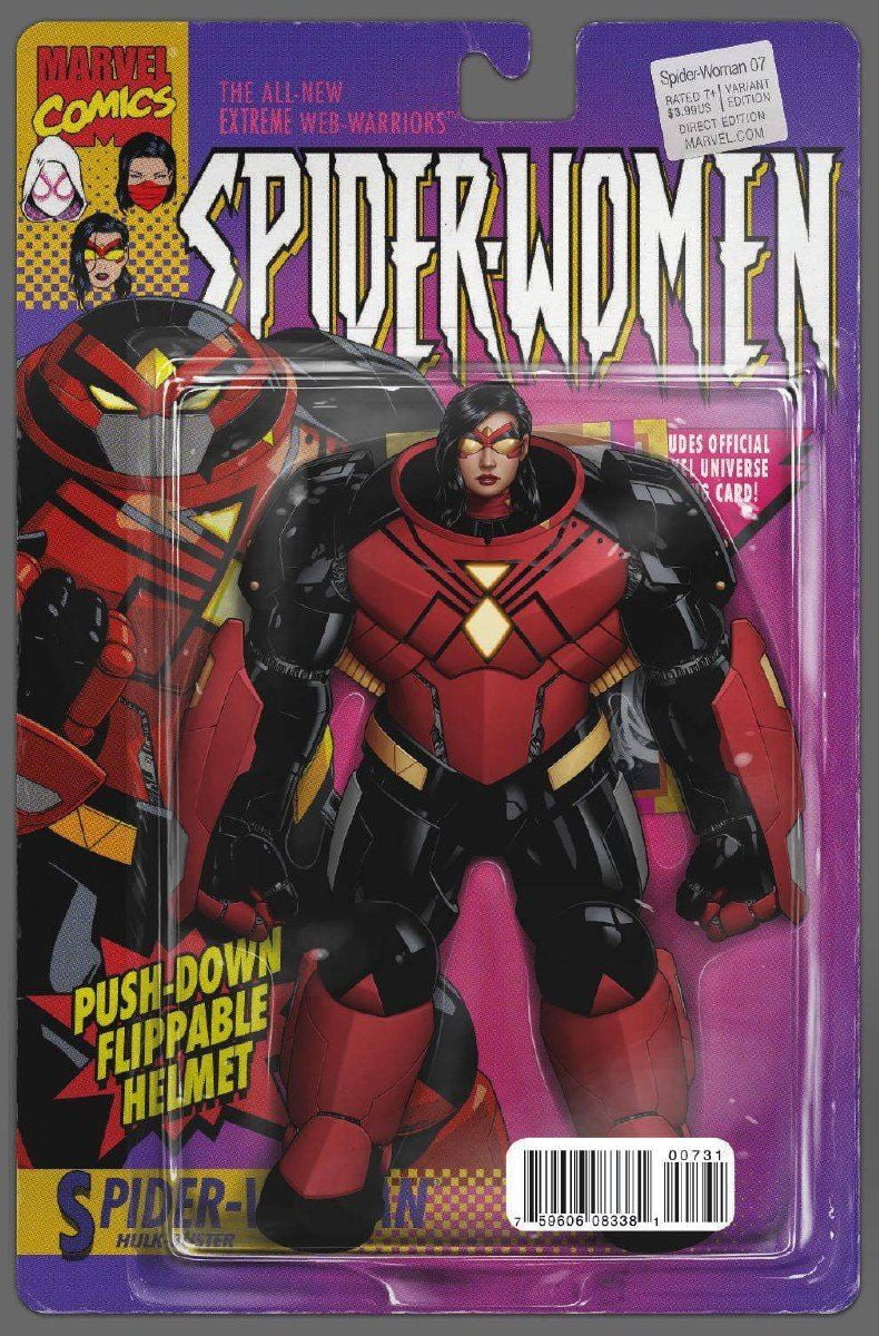 Spider-woman #7 (Christopher Action Figure Var) Marvel Comics Comic ...