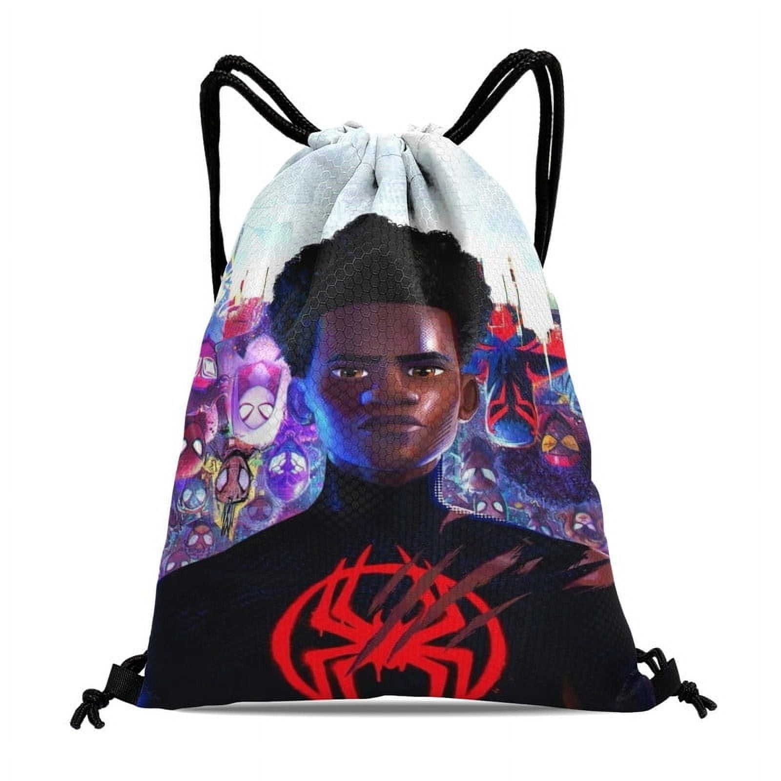 SpiderMan Across the Spider Verse Backpack Bag Goodies Merch Drawstring ...