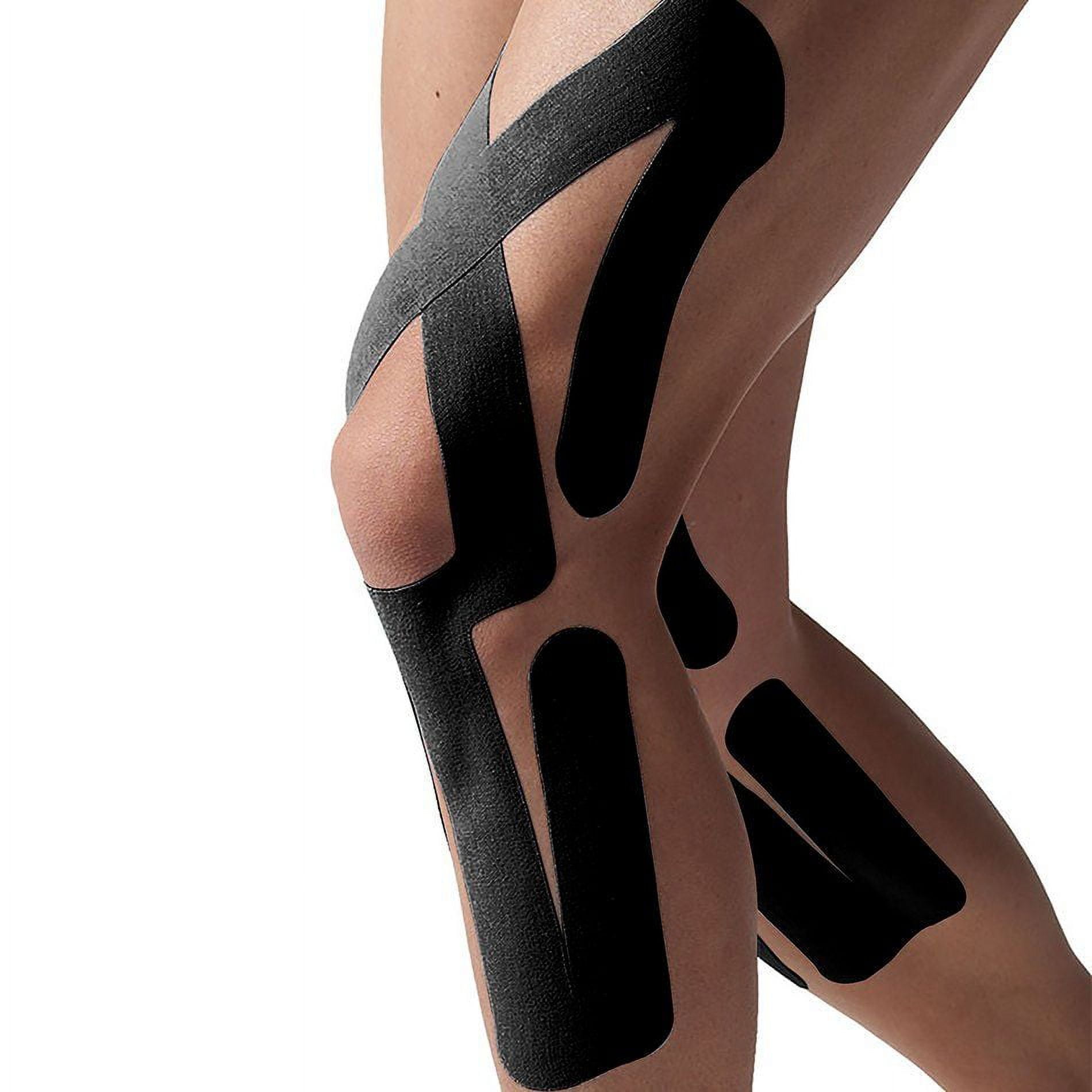 SpiderTech Full Knee One Piece Pre-Cut Tape, Black - Walmart.com