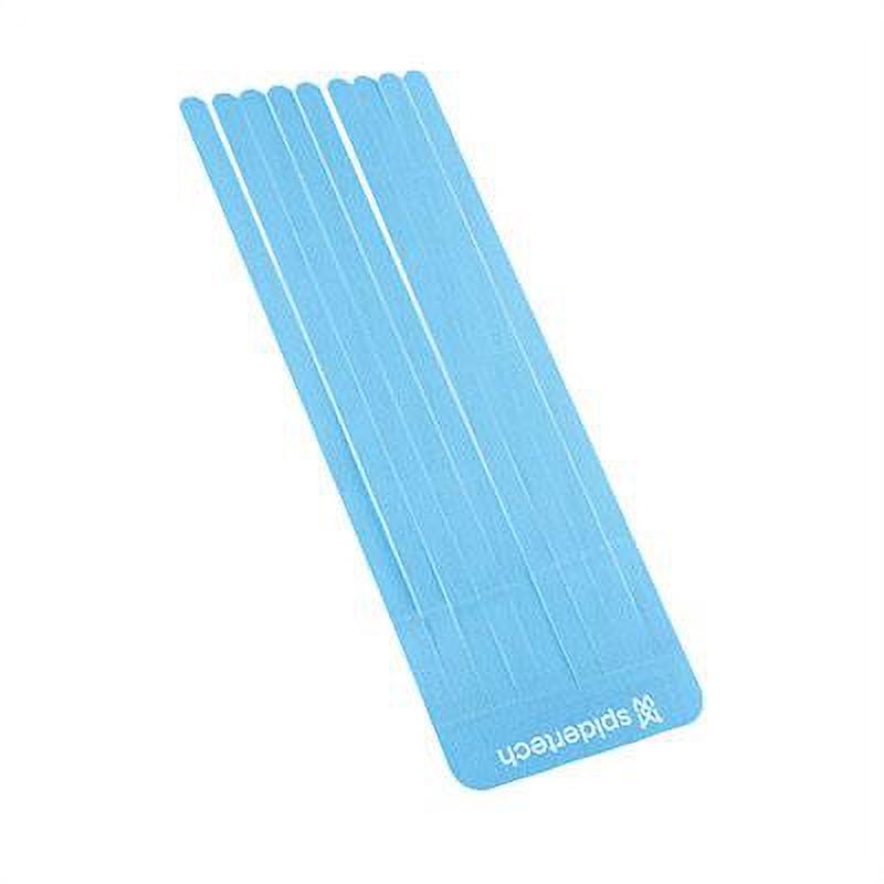 SpiderTech Pre-Cut Kinesiology Tape, Large Fan, Blue - Walmart.com