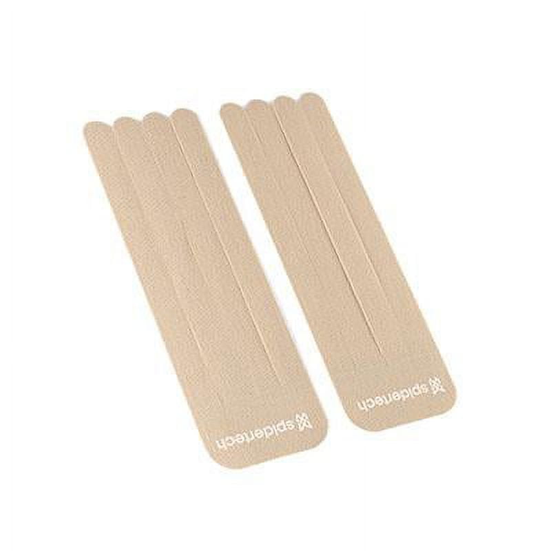 SpiderTech Athletic Self-Stick Waterproof Pre-Cut Kinesiology Tape, Small Fan, Beige - Walmart.com