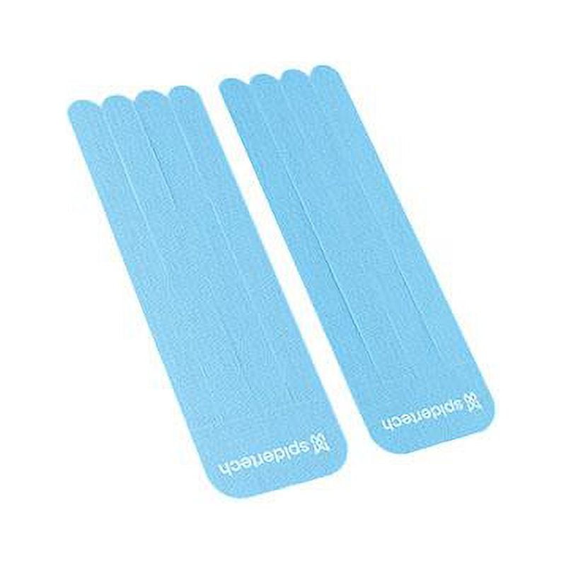SpiderTech Pre-Cut Kinesiology Tape, Small Fan, Blue - Walmart.com