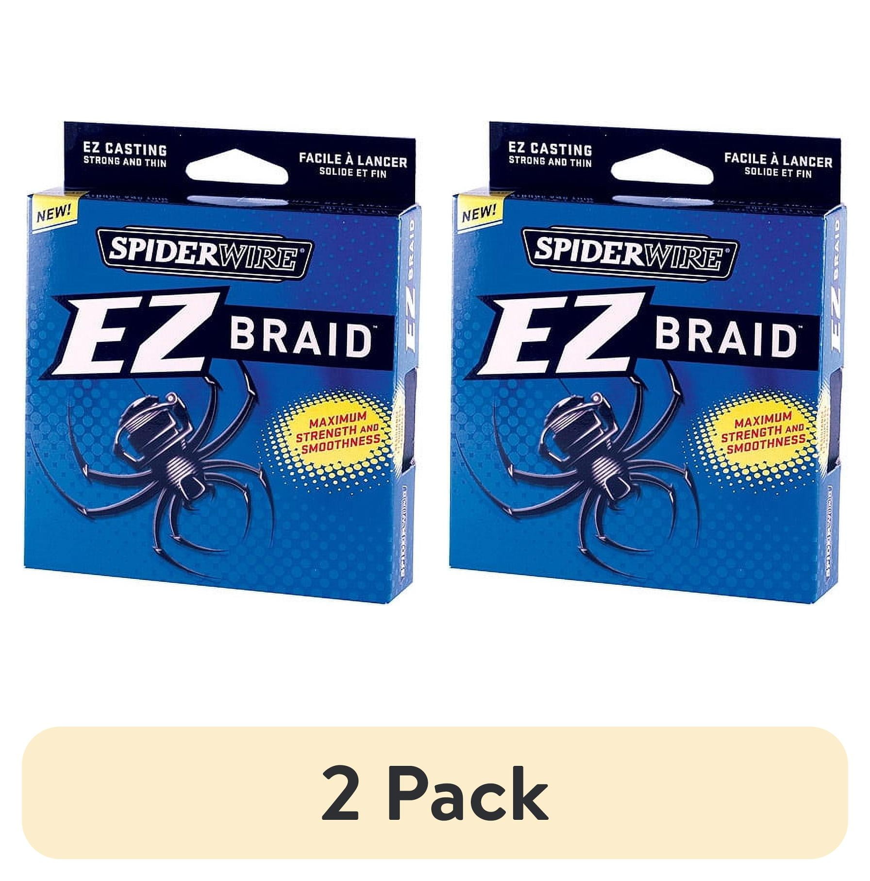 (2 pack) SpiderWire EZ Braid™ Superline, Moss Green, 30lb | 13.6kg ...