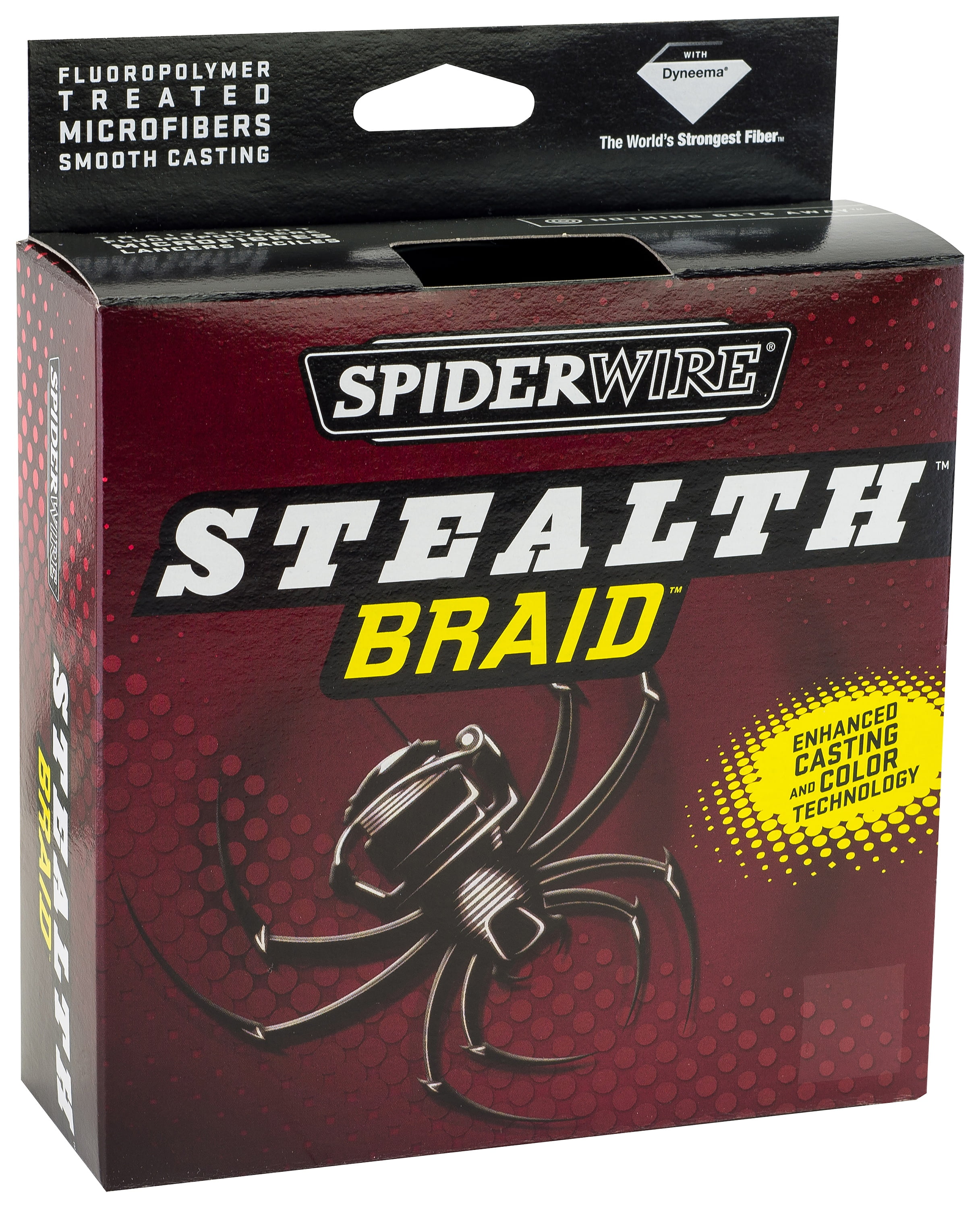 SpiderWire Stealth Braid Fishing Line - 600 Yards - 50 lb. test - Moss ...