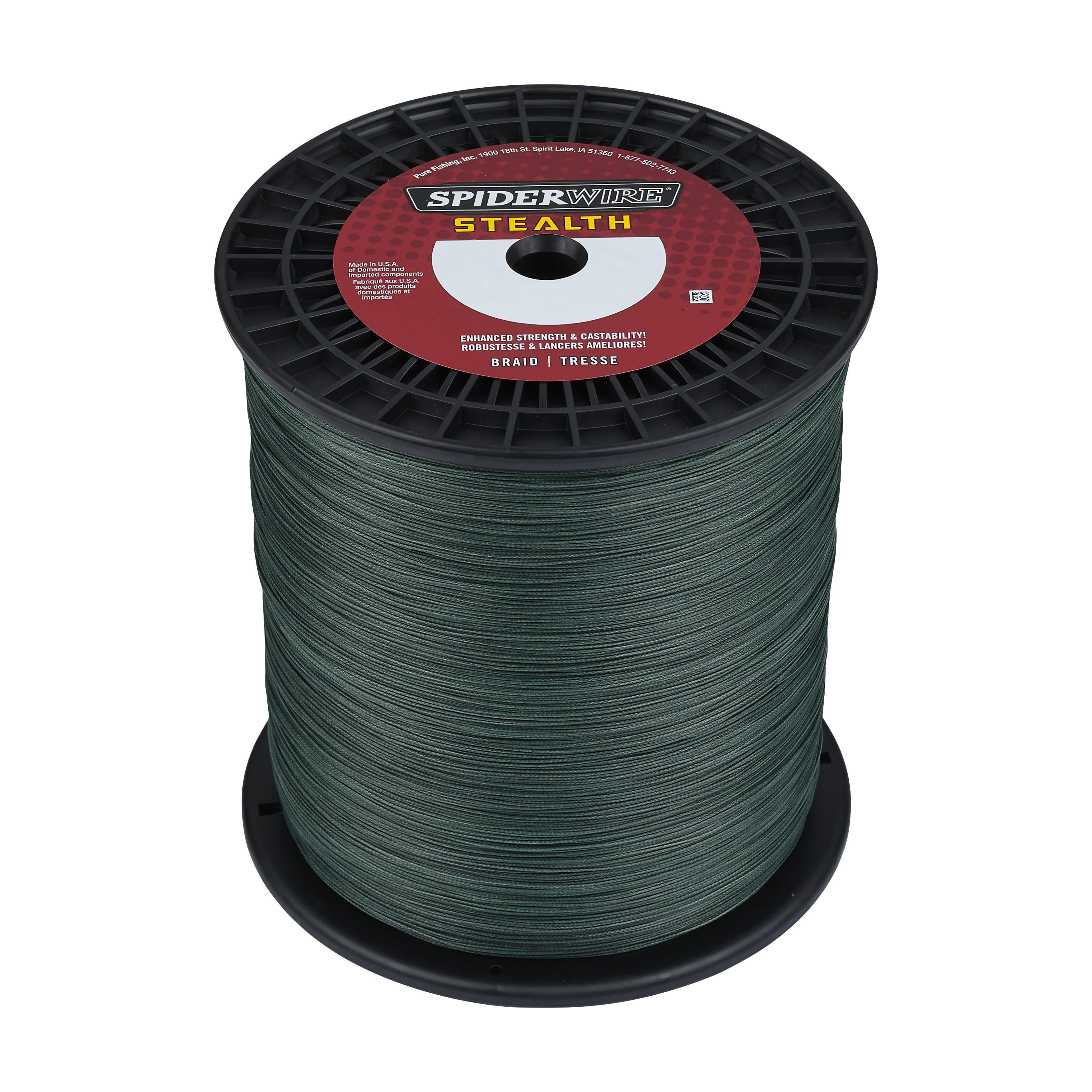 SpiderWire Stealth® Braid Fishing Line, Moss Green, 150 lb Test ...