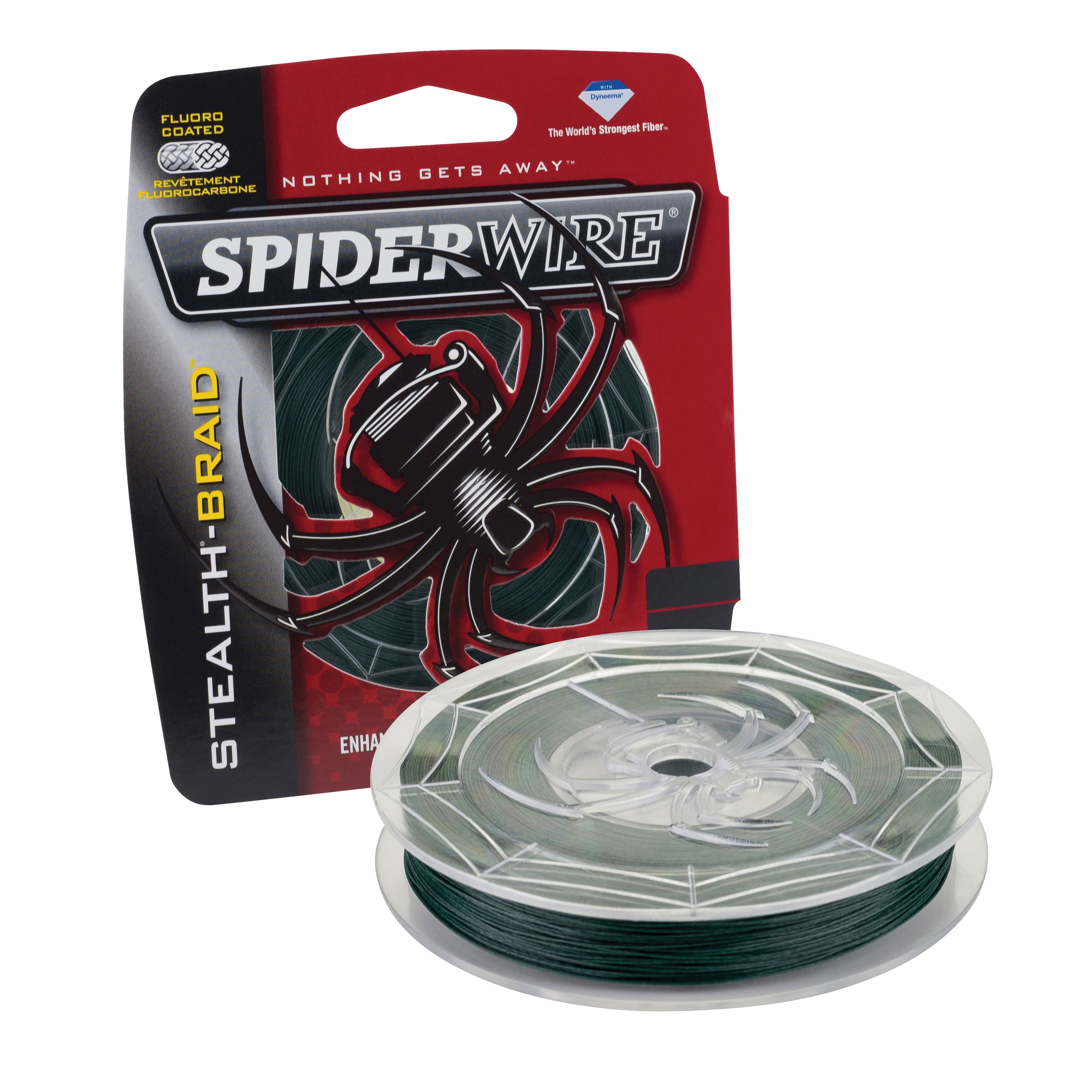 SpiderWire Stealth® Braid Fishing Line, Moss Green, 15 lb Test Strength ...