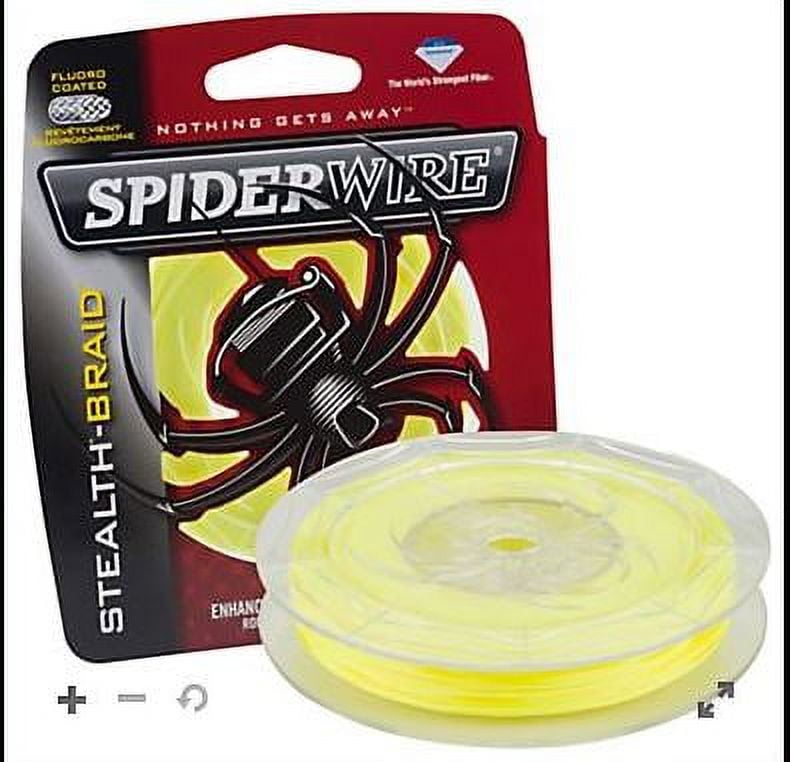 SpiderWire Stealth® Translucent Braided Fishing Line, 20lb | 9kg ...