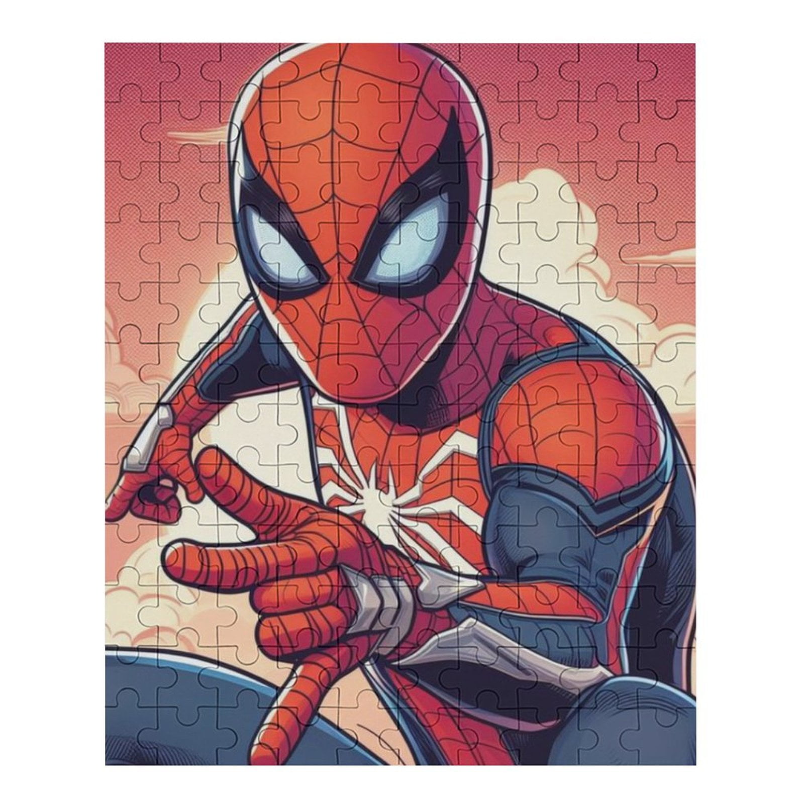 Spiderman 120 PCS Jigsaw Puzzle for Kids Teens - Unique Puzzle Pieces ...