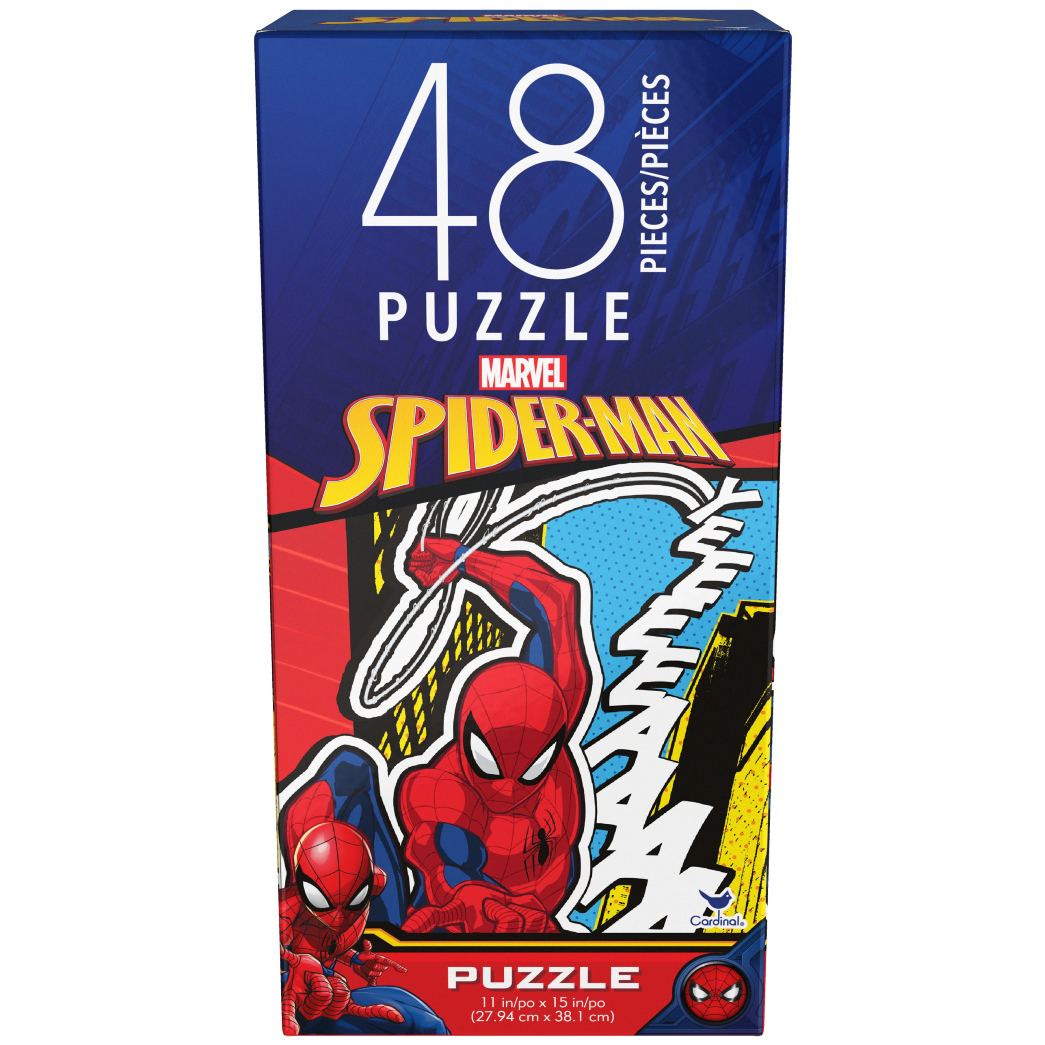 Spiderman 48-Piece Jigsaw Puzzle, for Families and Kids Ages 4 and up ...