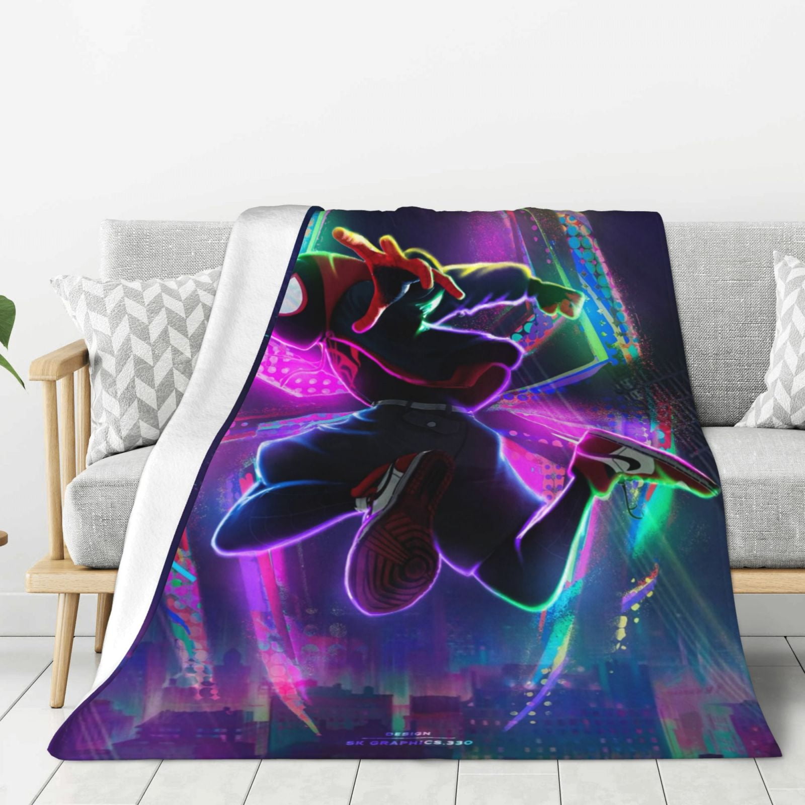 Spiderman Across the Spiderverse Wallpaper Cooling Blanket,Throw ...