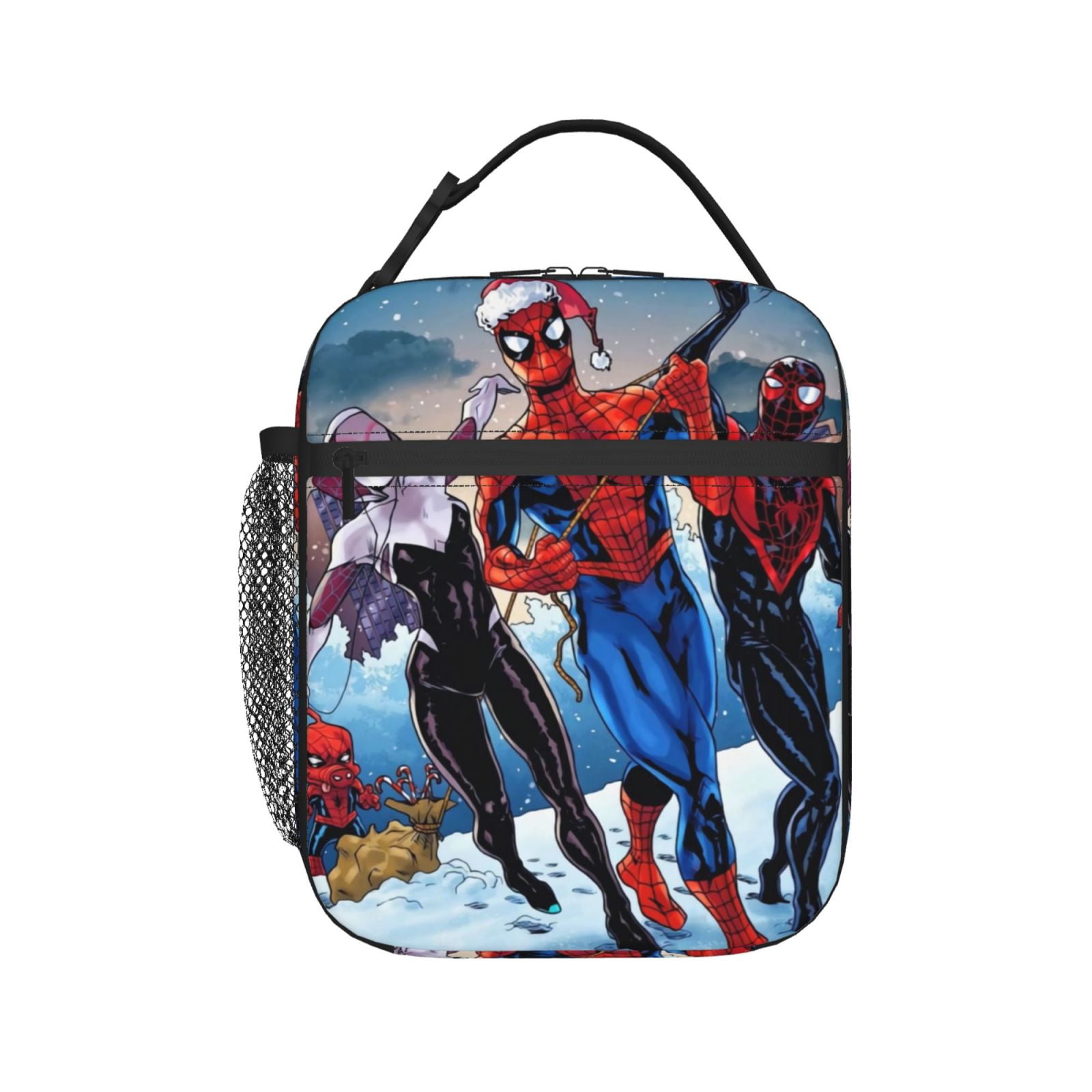 Spiderman Aesthetic Lunch Box for Men,Reusable Insulated Lunch Tote ...