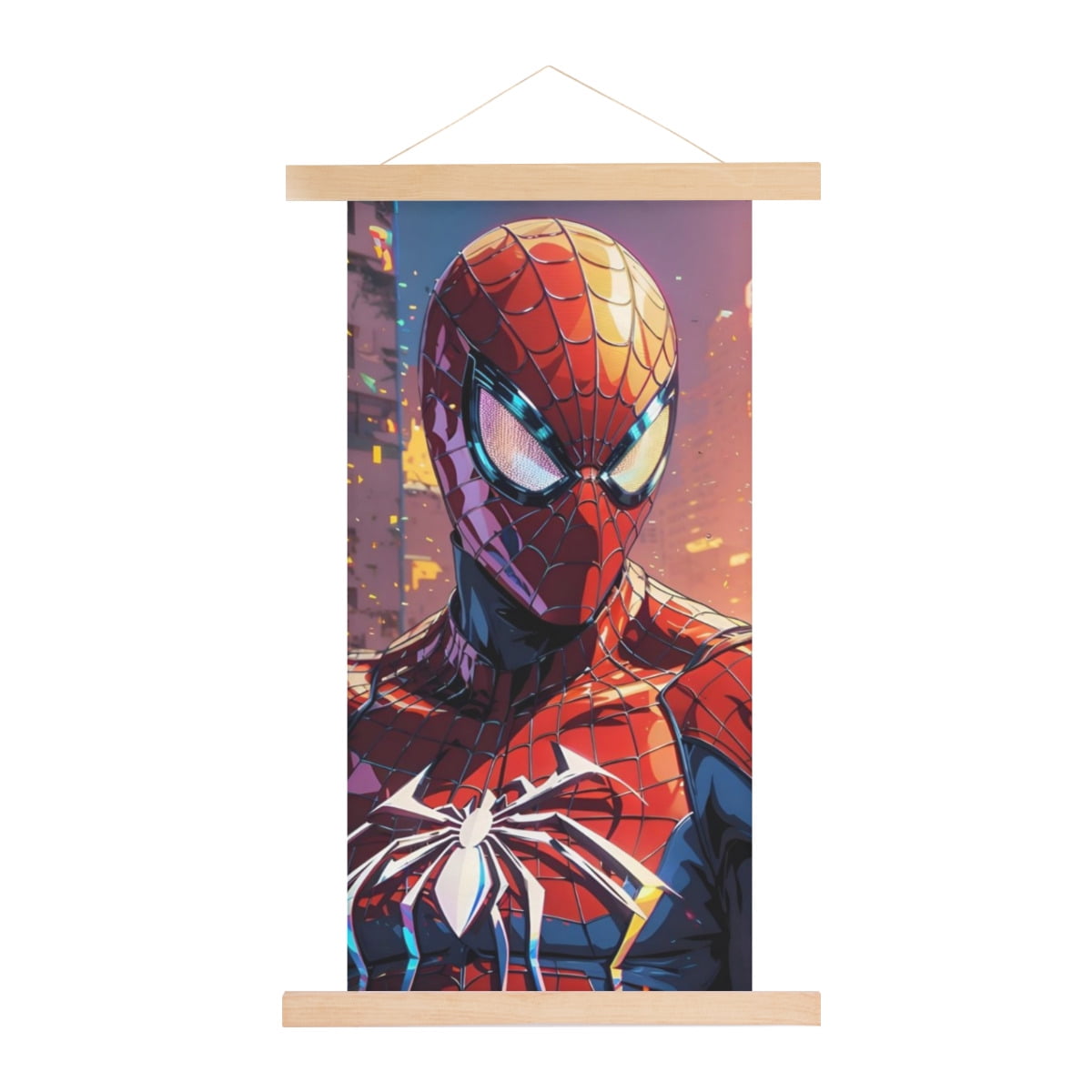 Spiderman Anime Poster Genshin Hanging Scroll Cartoon Comic Decorative ...