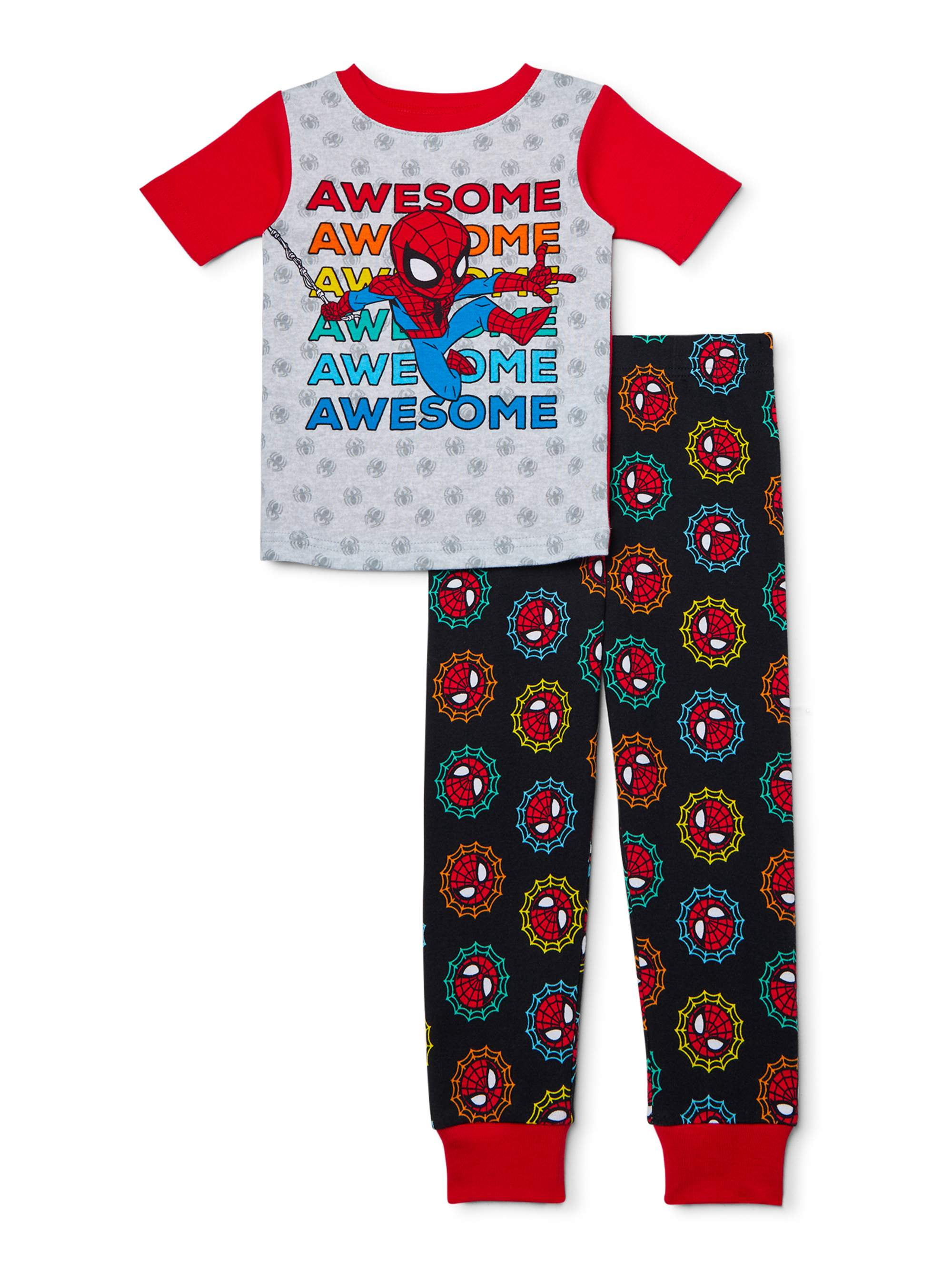 Spiderman Ap Toddler Boys Licensed Sleepwear - Walmart.com