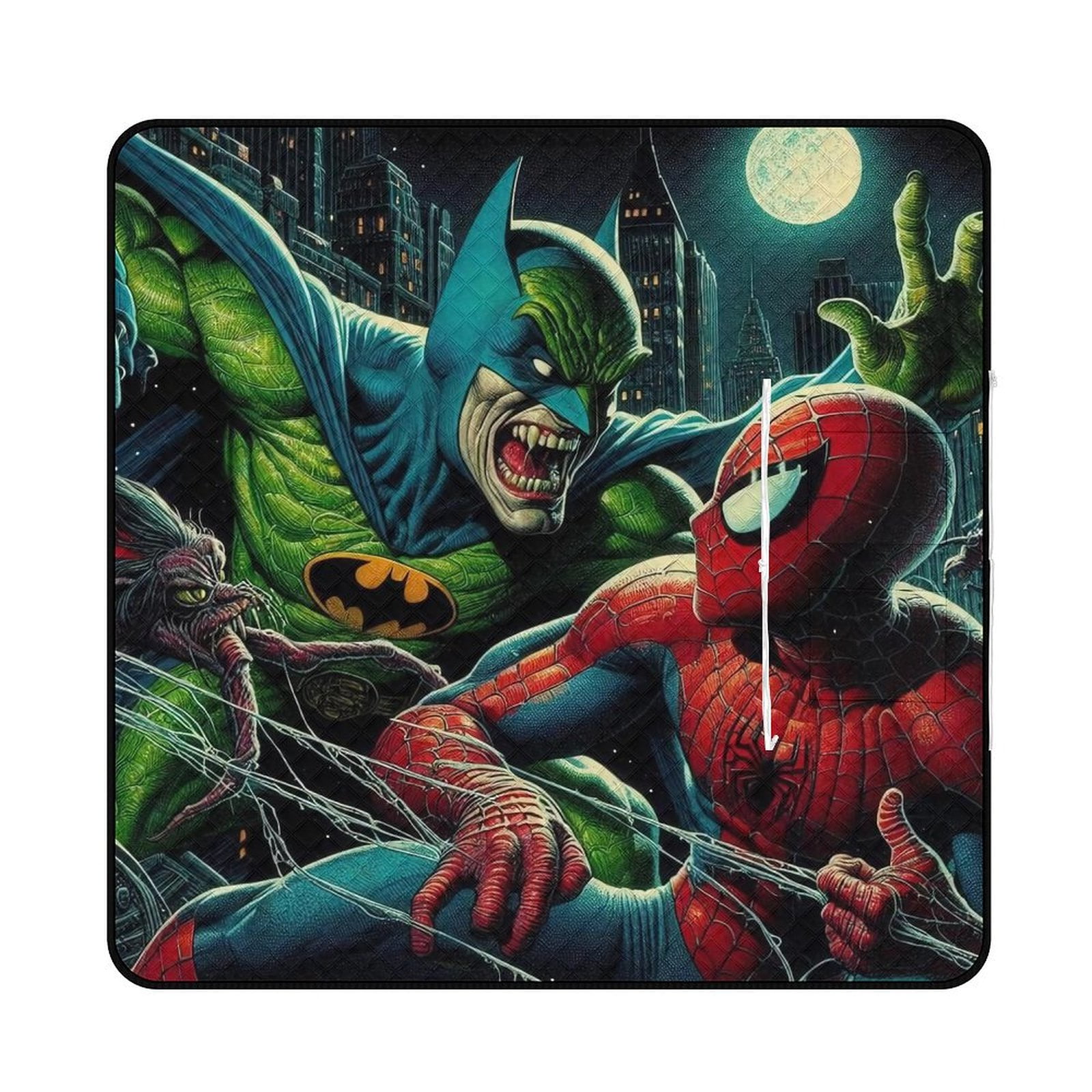 Spiderman And Batman Picnic Blankets Extra Large - Beach Blanket ...
