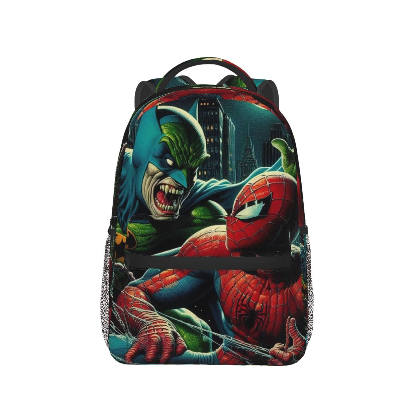 Spiderman and Batman Travel Backpack,Carry On Backpack Personal Item ...