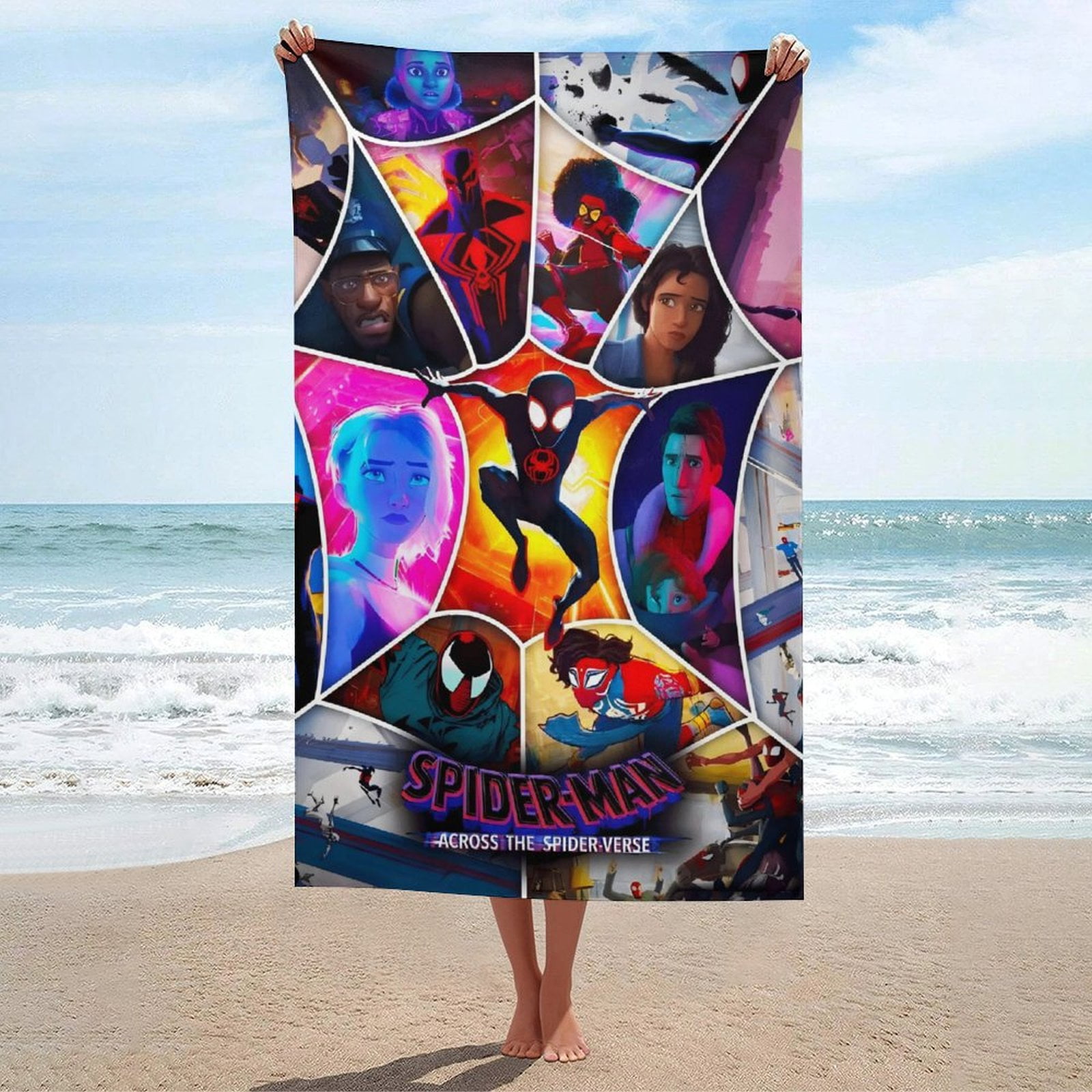 Spiderman Beach Towel Pool Towel Extra Large 130x80cm - Walmart.com