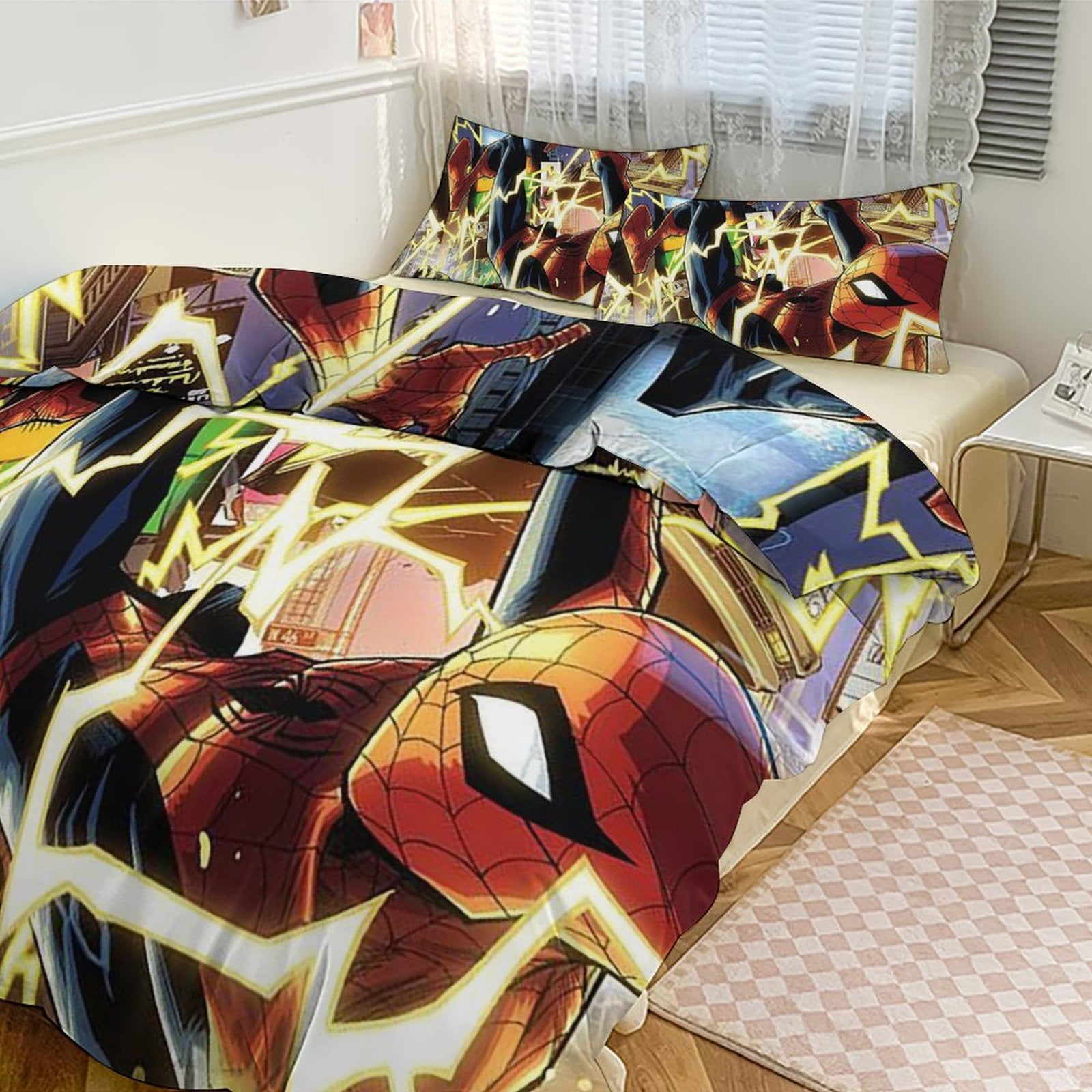 Spiderman Bedding Set for Kids Full Size Bedding Set Spiderman Merch ...