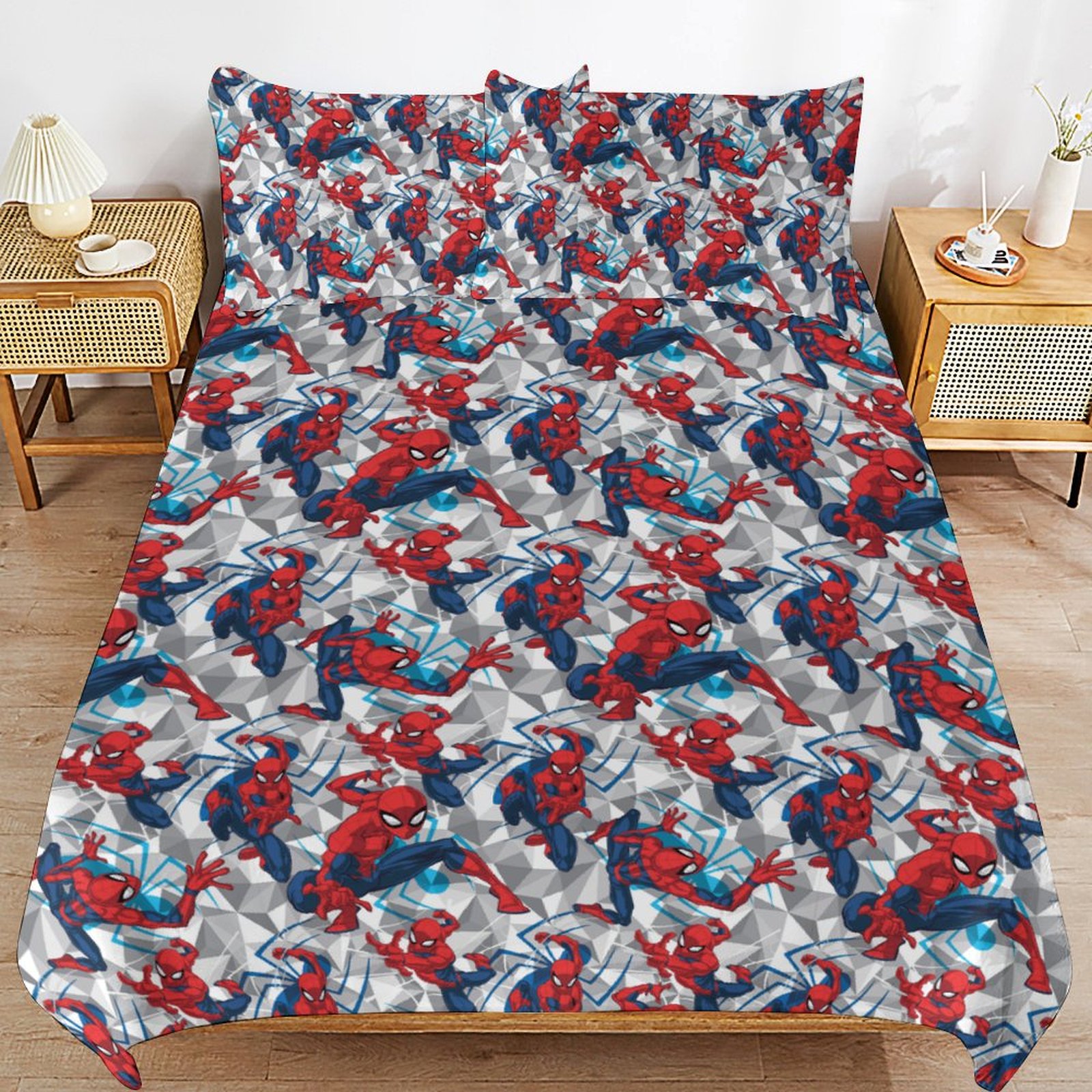 Spiderman Bedding Set for Kids Spiderman Bed Set for Boys Girls Kids ...